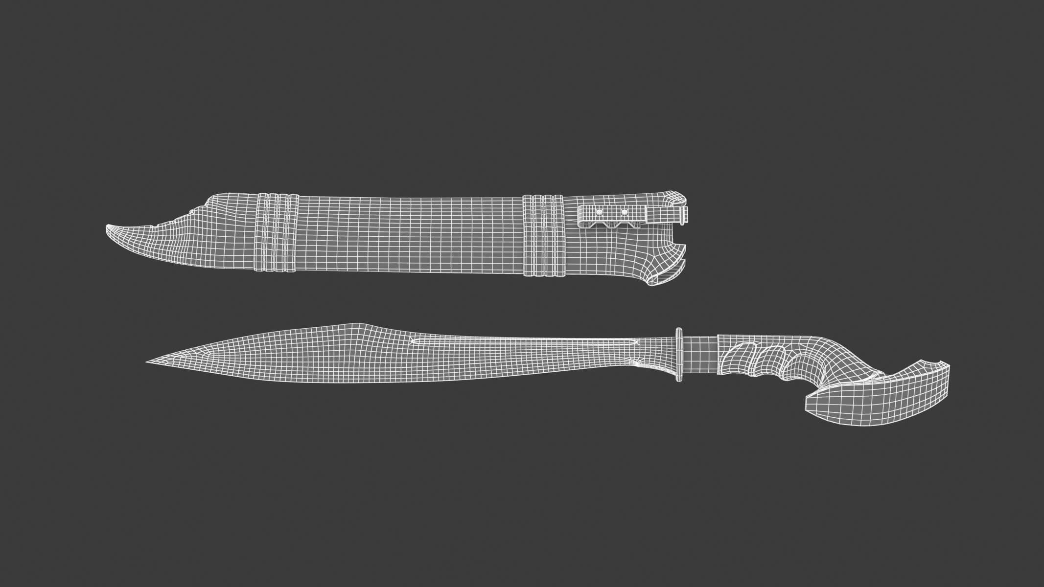Pirah Sword - 3D Model by frezzy