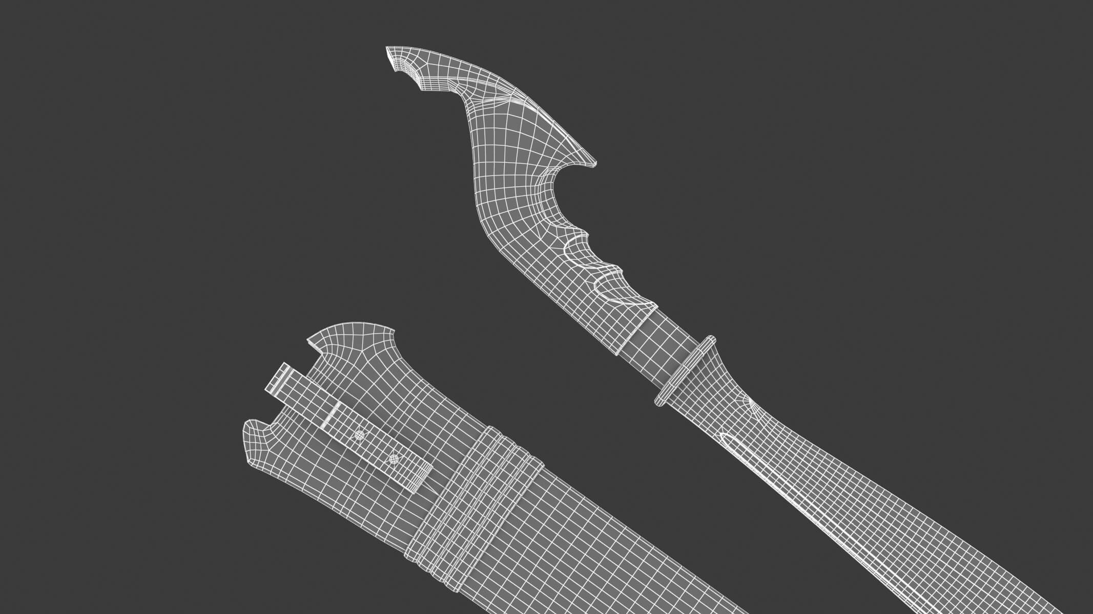 Pirah Sword - 3D Model by frezzy