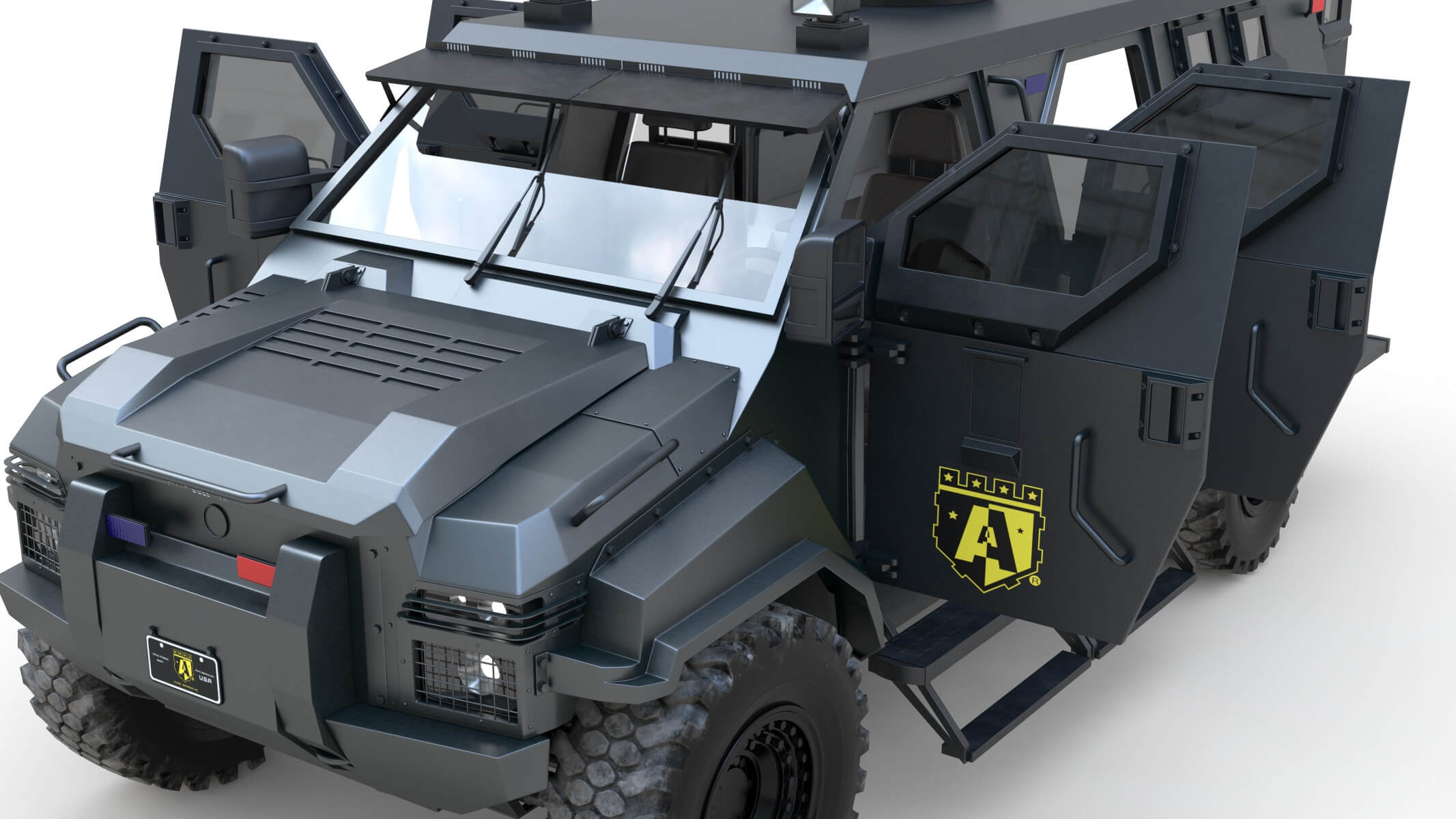 Pit-Bull VX SWAT Truck 3D Model by frezzy