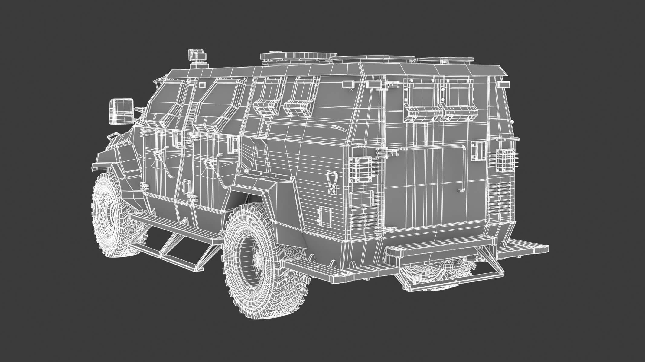 Pit-Bull VX SWAT Truck 3D Model by frezzy
