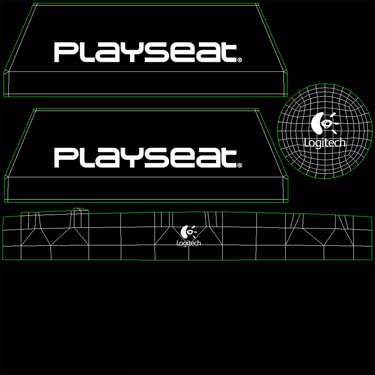 Playseat Driving Simulator Seat - 3D Model by frezzy