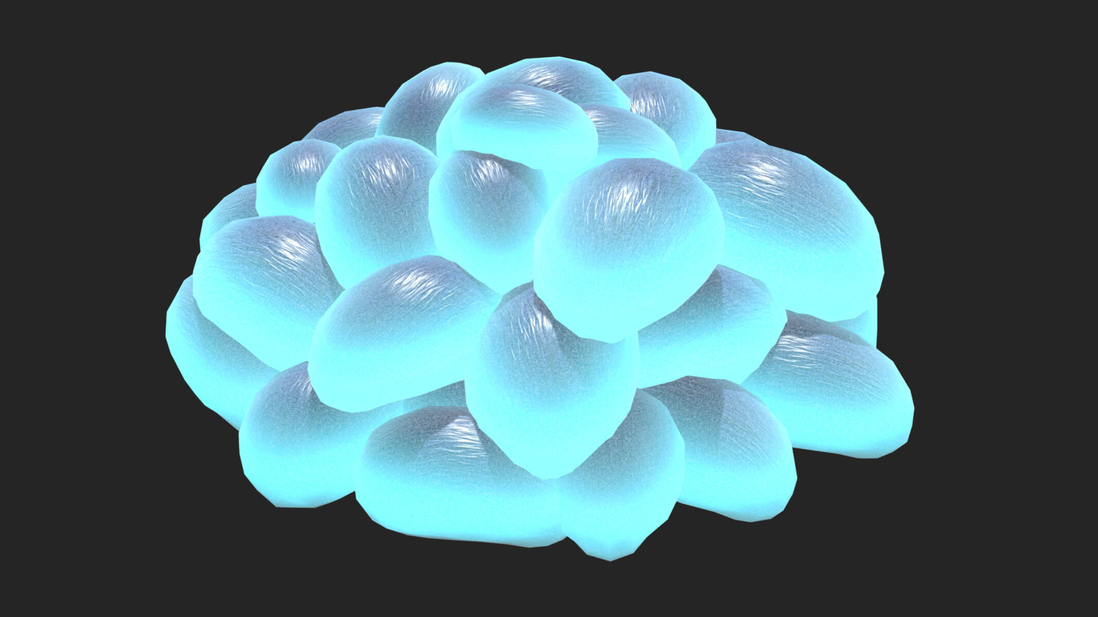 Plerogyra Sinuosa Low Poly - 3D Model by frezzy
