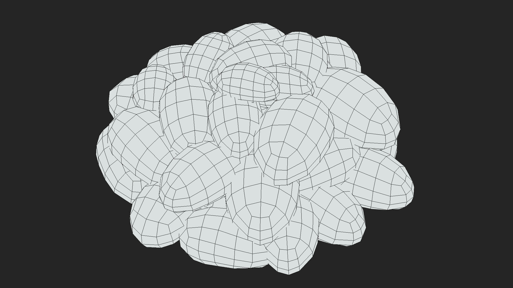Plerogyra Sinuosa Low Poly - 3D Model by frezzy