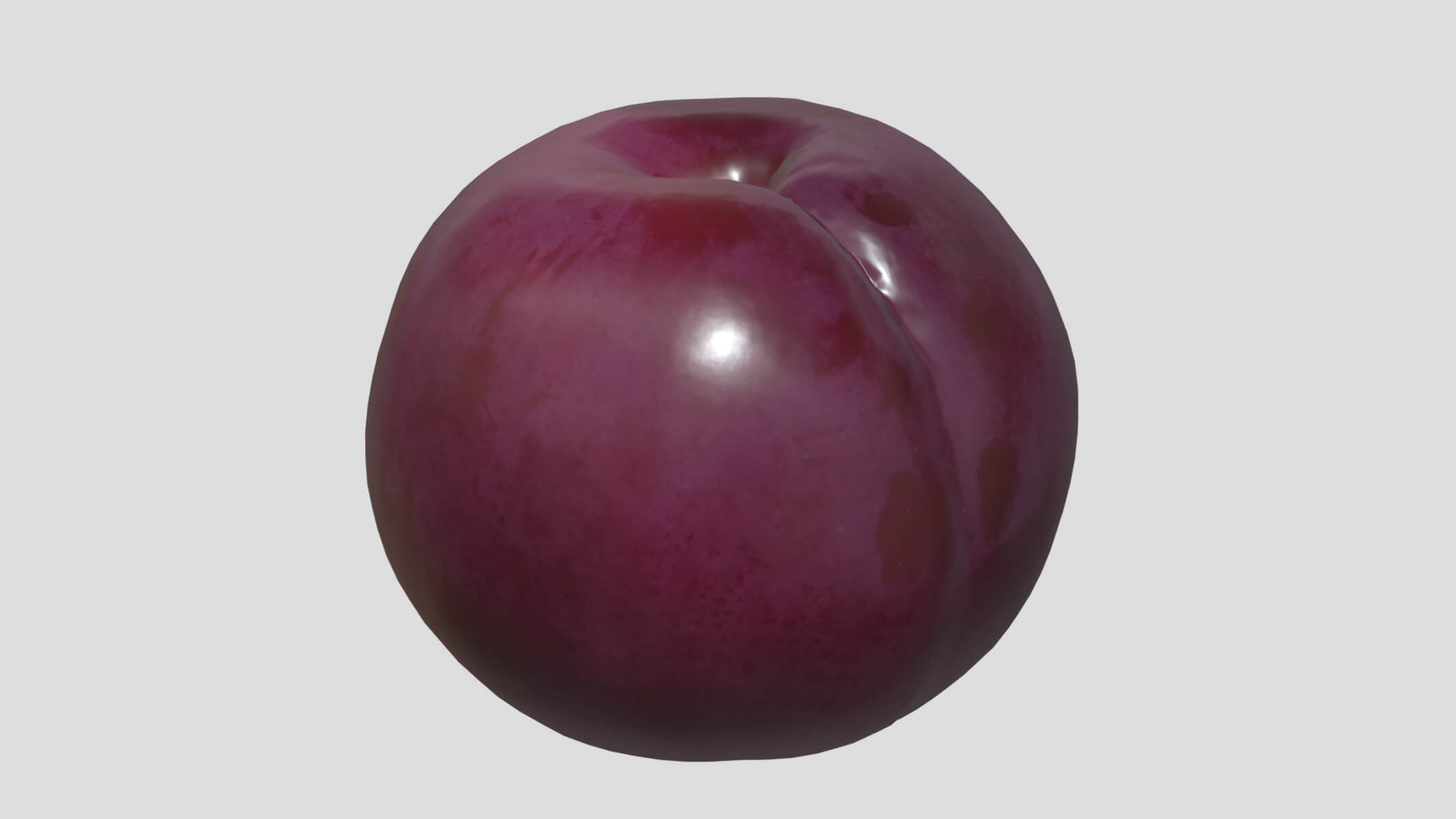 Plum Low Poly - 3D Model by frezzy