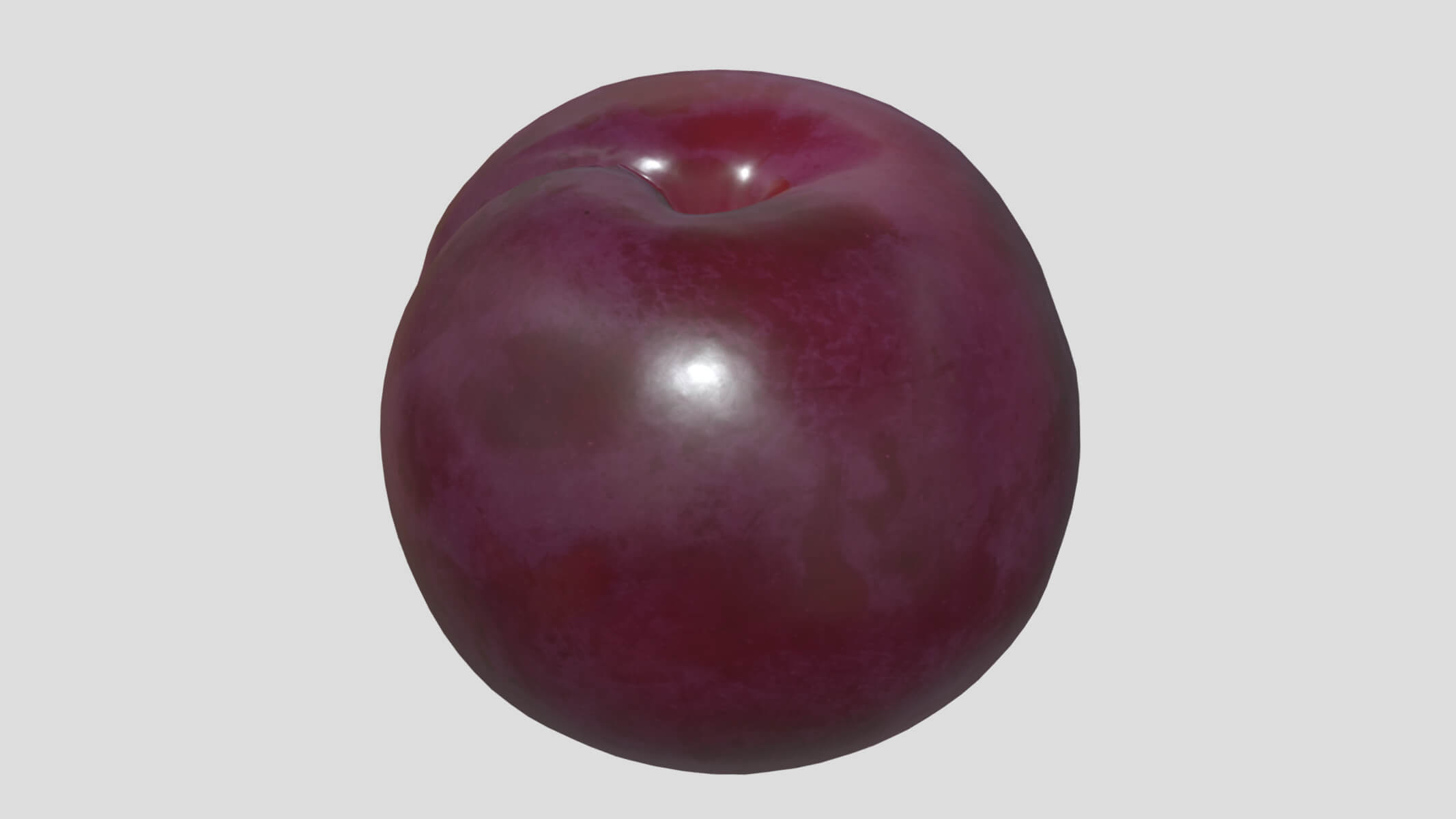 Plum Low Poly - 3D Model by frezzy