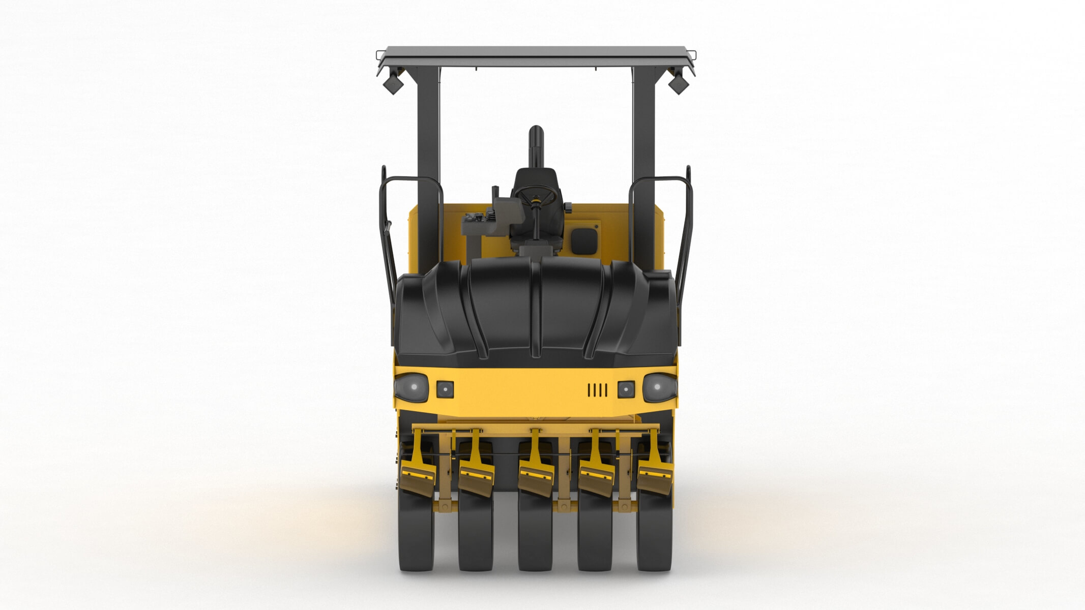Pneumatic Rollers Generic - 3D Model by frezzy