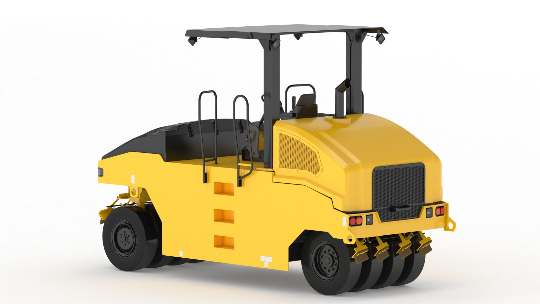 Pneumatic Rollers Generic - 3D Model by frezzy