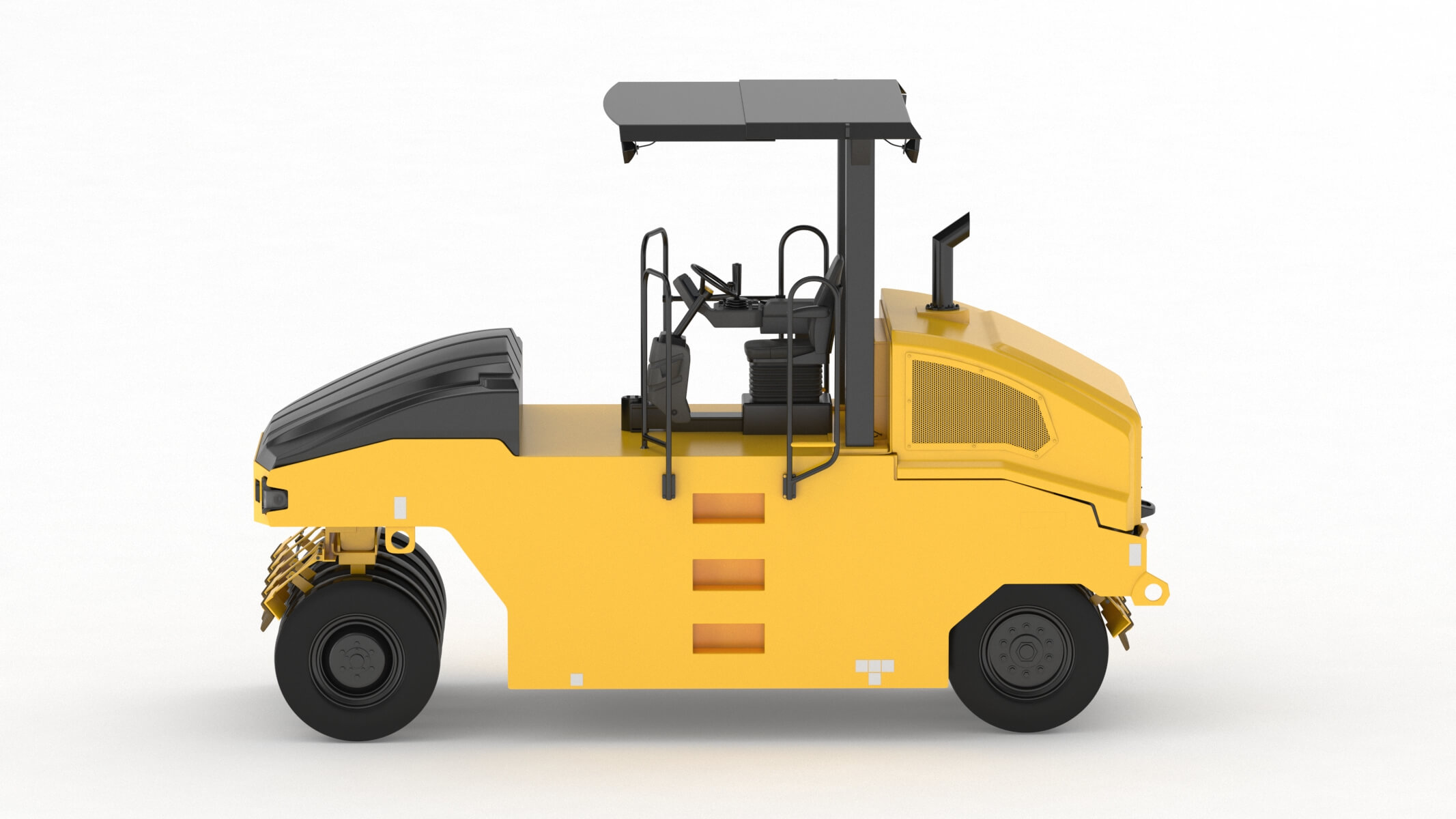 Pneumatic Rollers Generic - 3D Model by frezzy