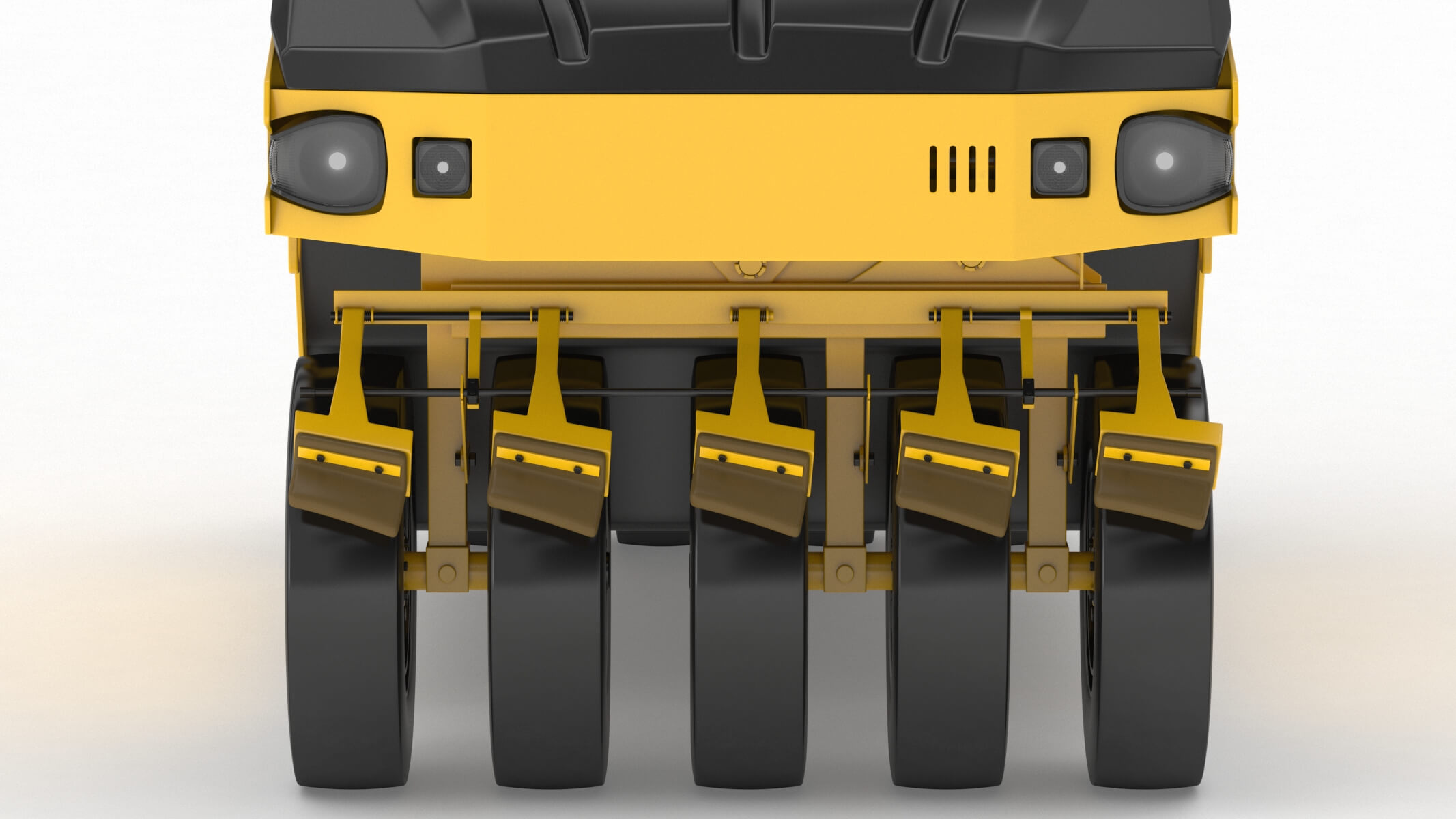 Pneumatic Rollers Generic - 3D Model by frezzy