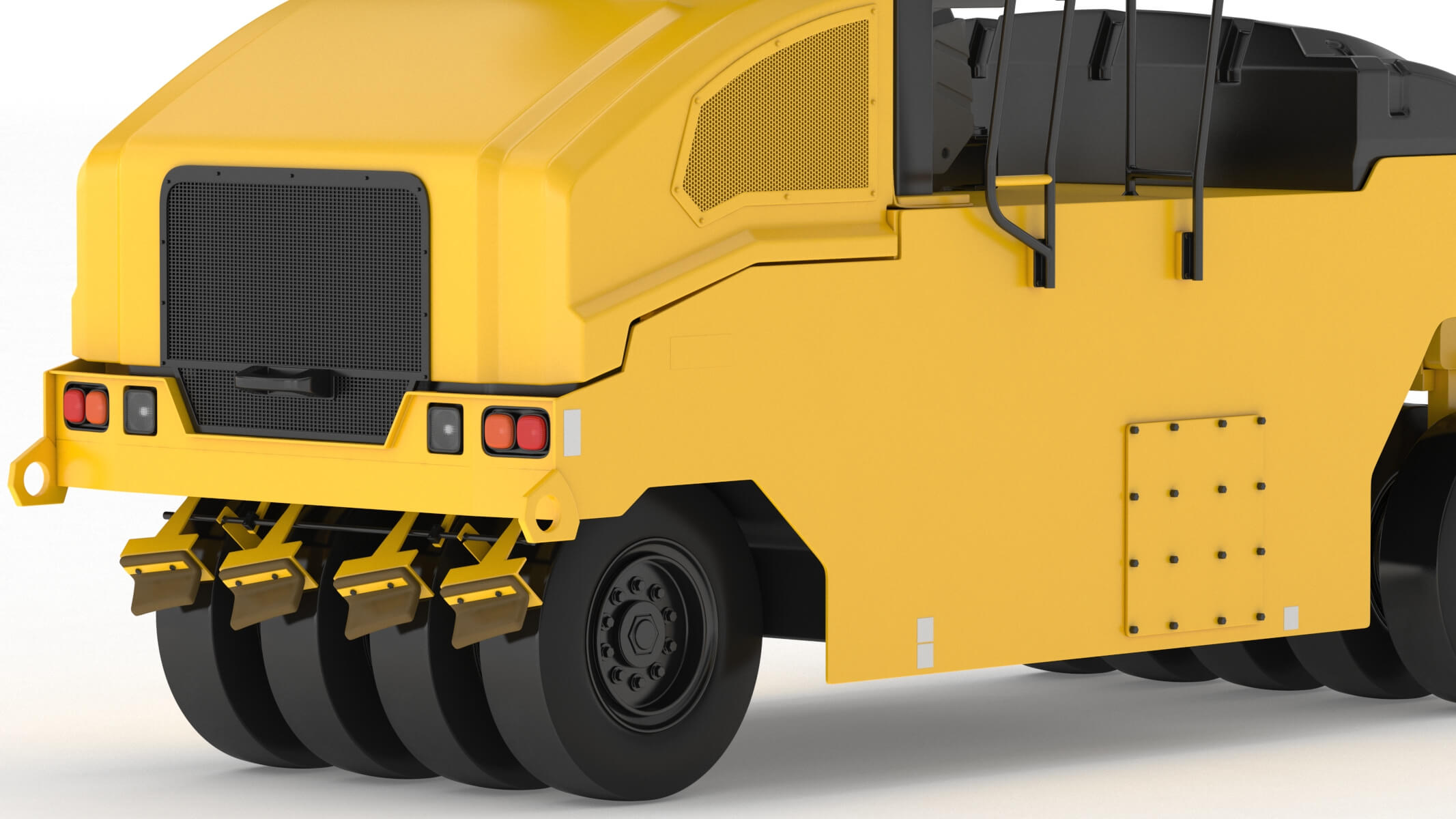 Pneumatic Rollers Generic - 3D Model by frezzy