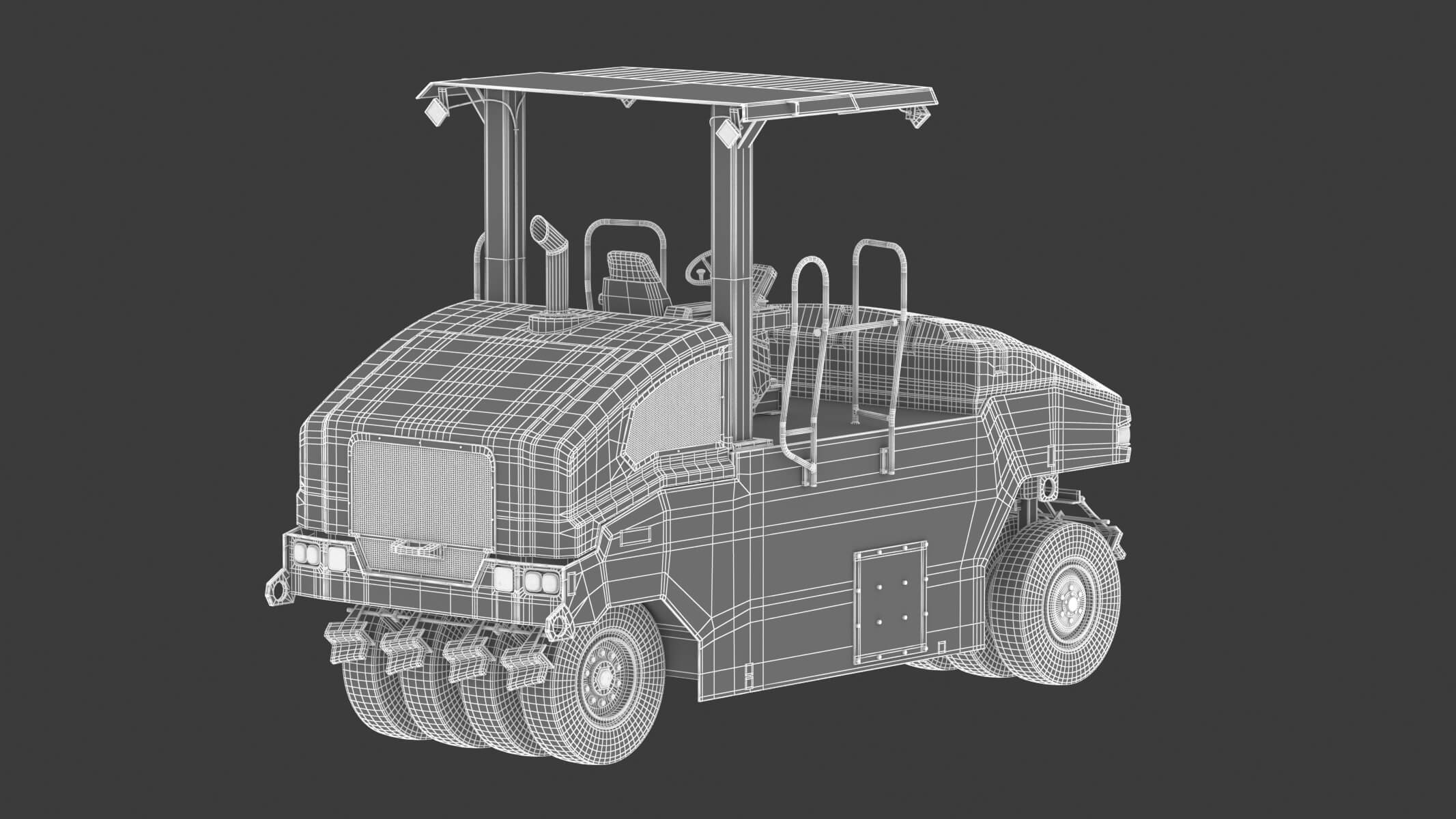 Pneumatic Rollers Generic - 3D Model by frezzy
