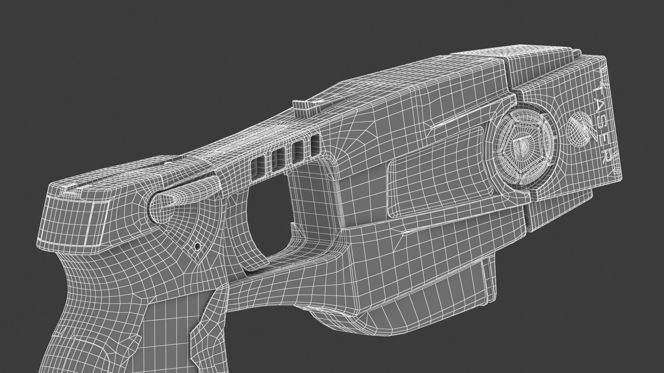 Police Issue X26 Taser - 3D Model by frezzy