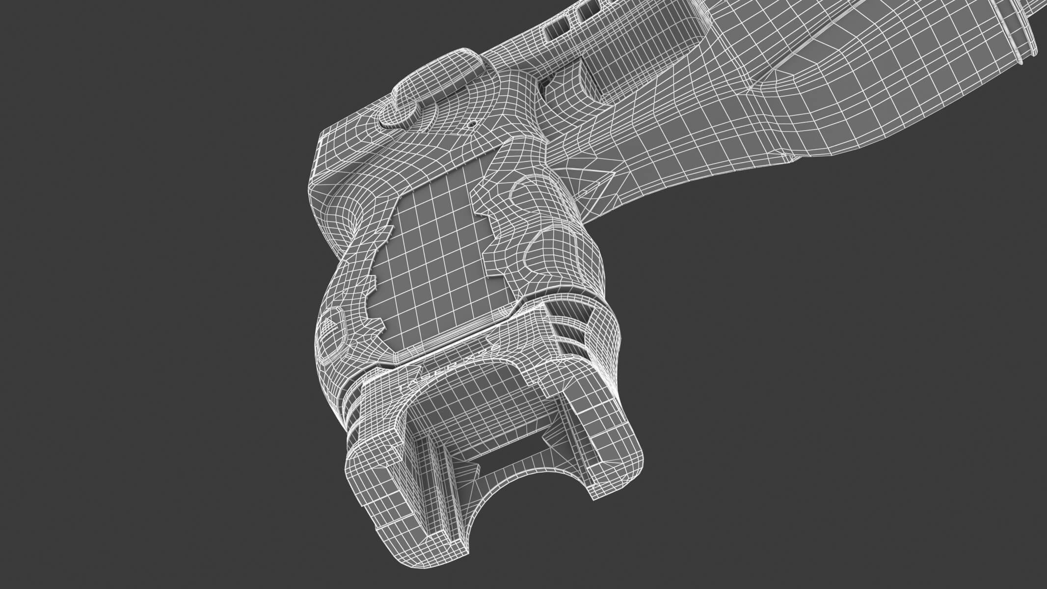 Police Issue X26 Taser - 3D Model by frezzy