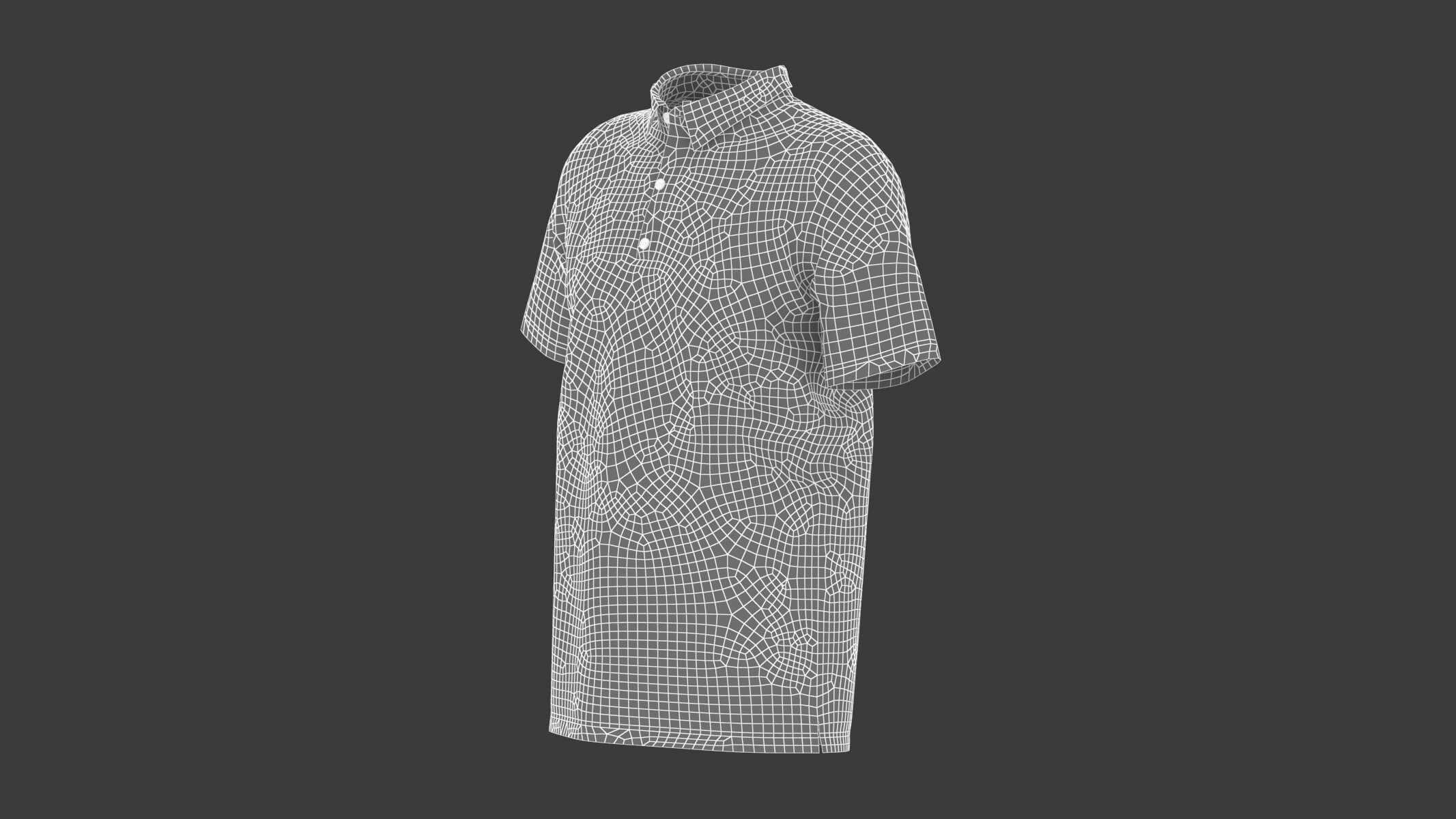 Polo Shirt 01 - 3D Model by frezzy
