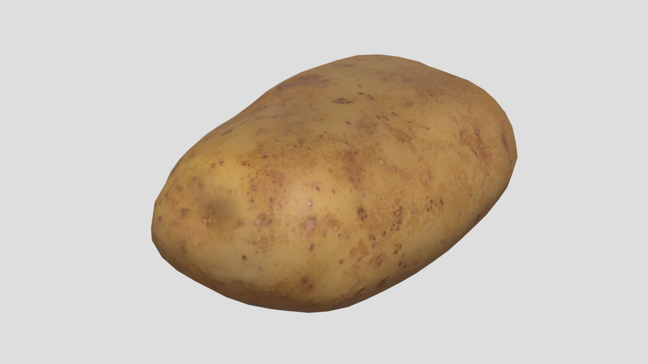 Potato Low Poly - 3D Model by frezzy