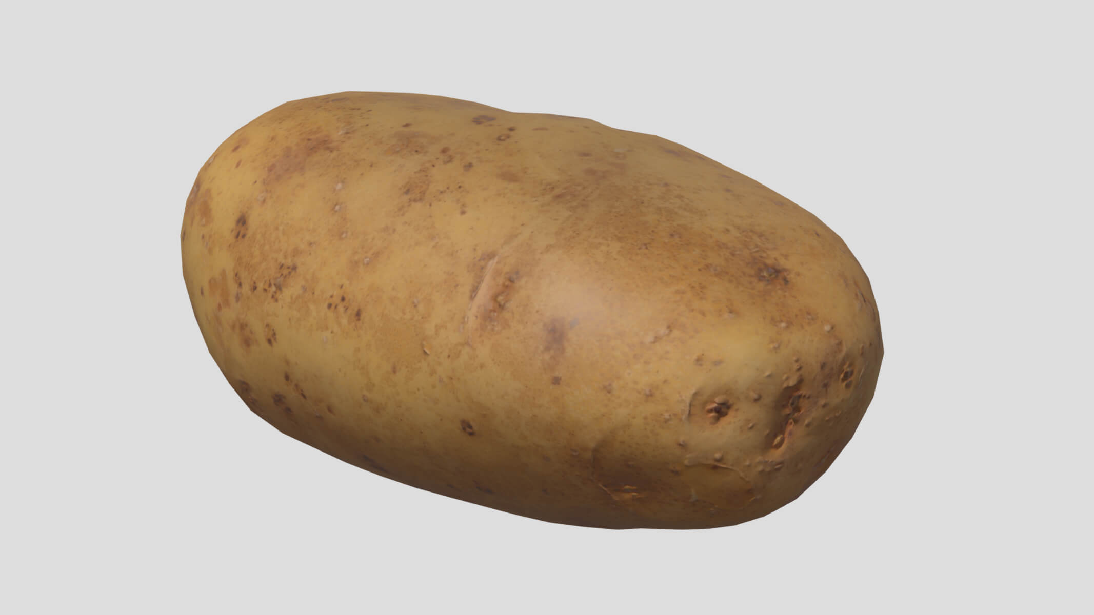 Potato Low Poly - 3D Model by frezzy