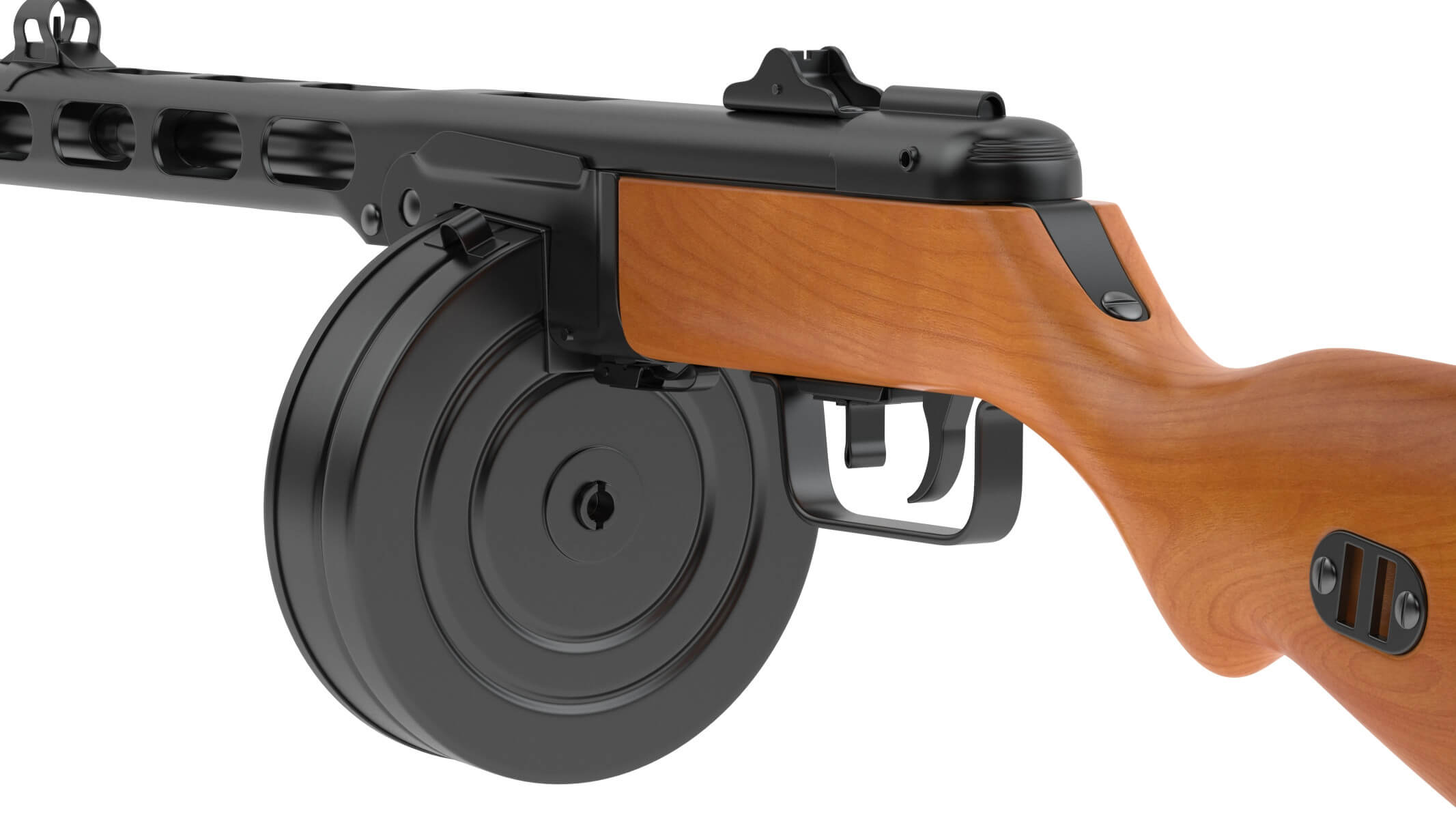 PPSH-41 3D Model by frezzy