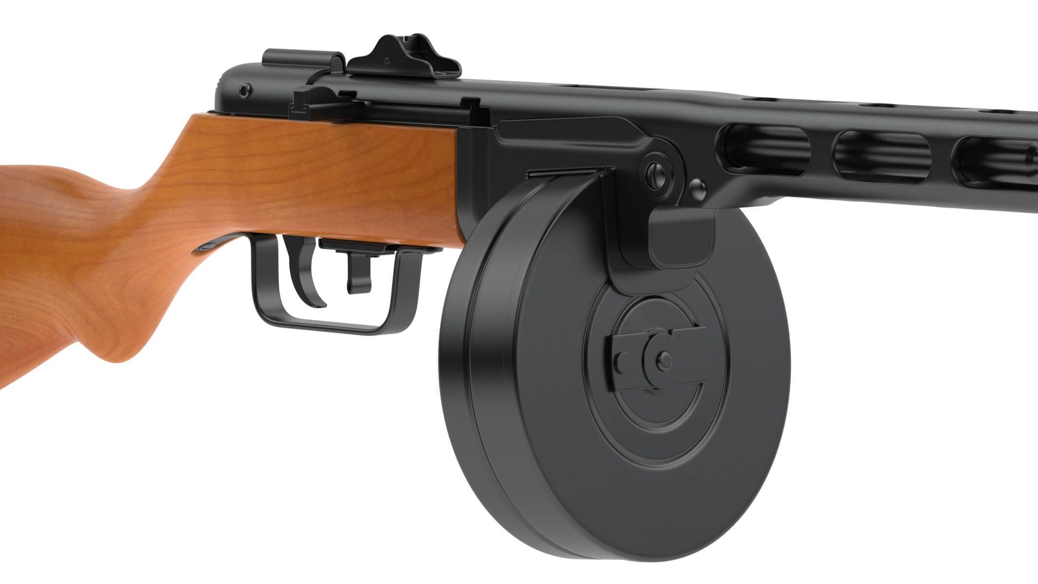 PPSH-41 3D Model by frezzy