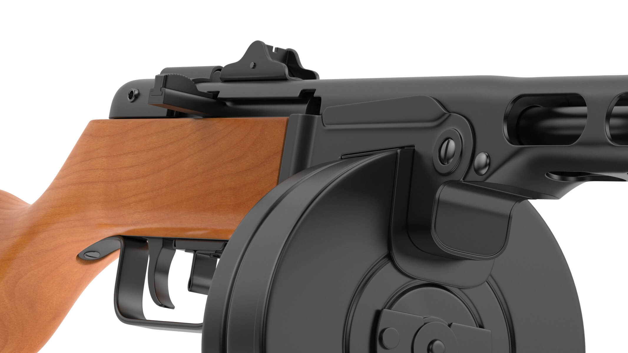 PPSH-41 3D Model by frezzy