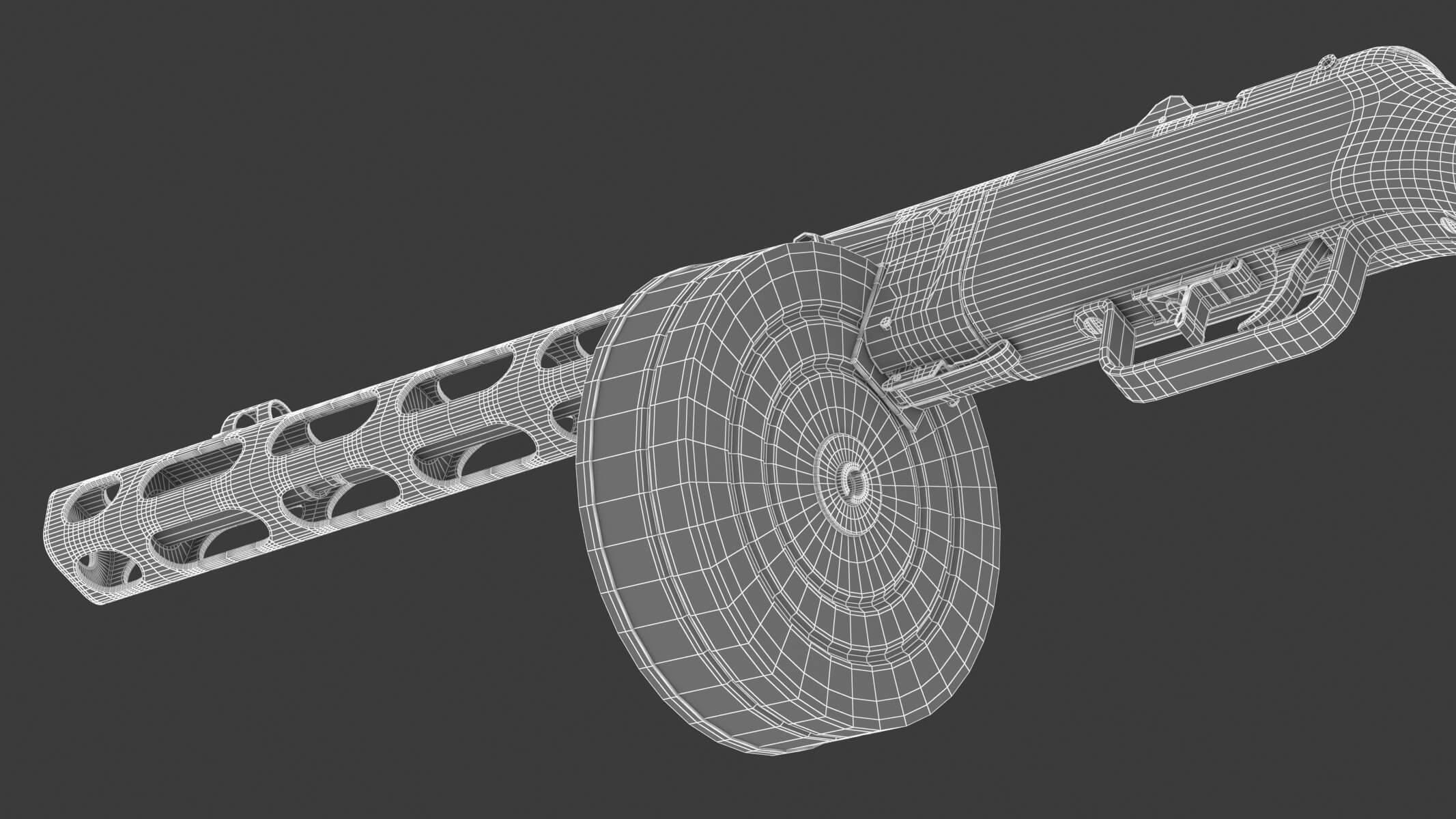 PPSH-41 3D Model by frezzy