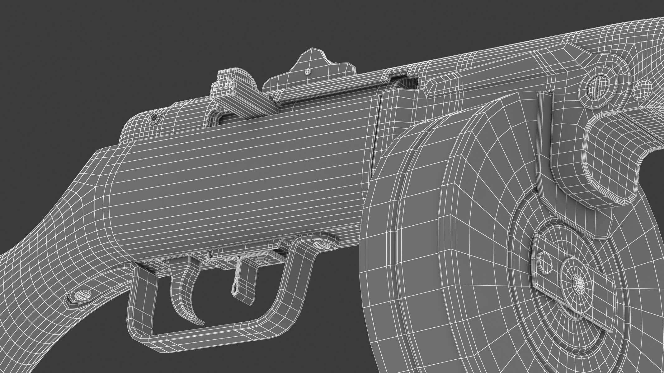 PPSH-41 3D Model by frezzy