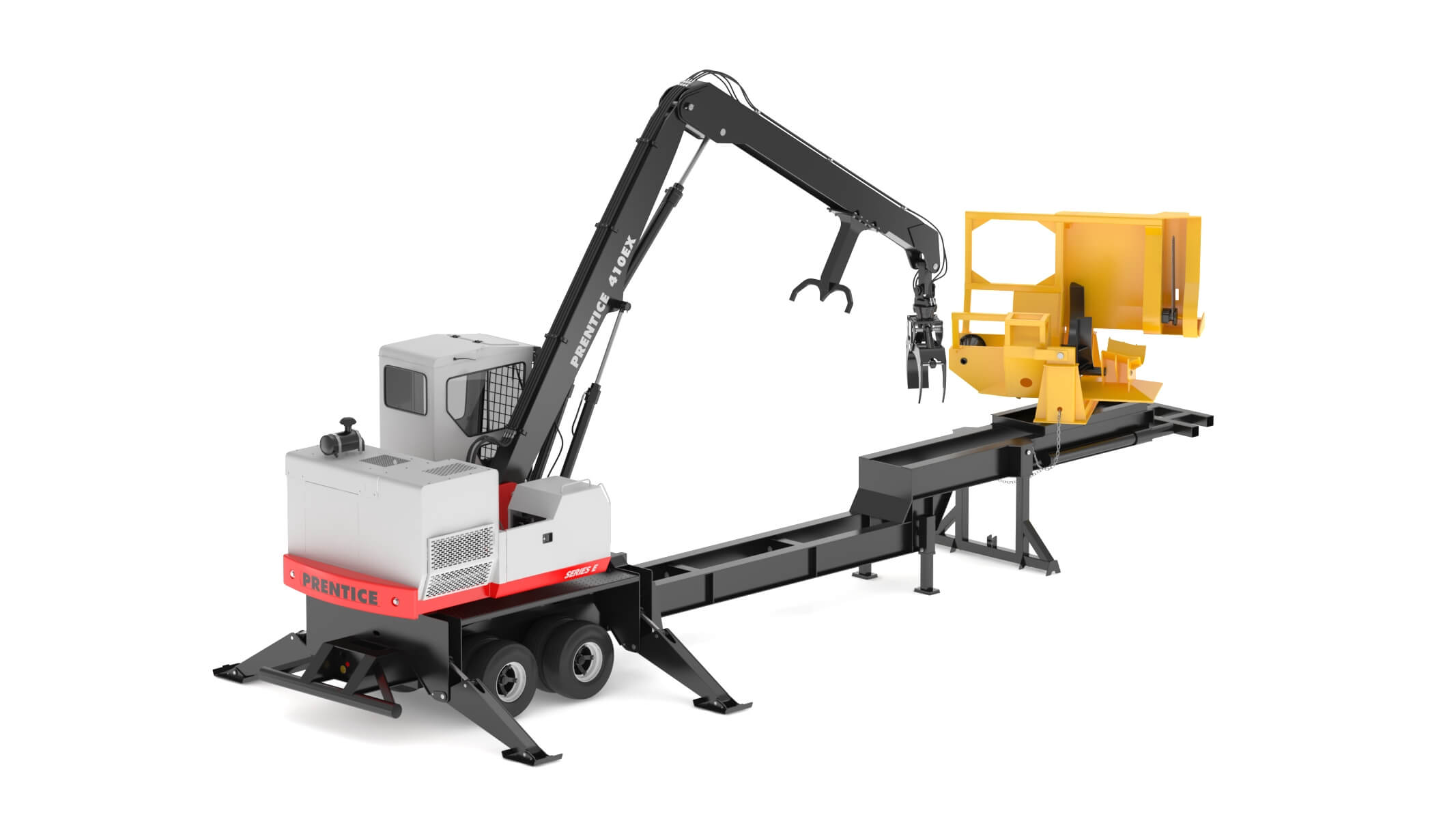 Prentice 410Ex Knuckleboom Loader - 3D Model by frezzy