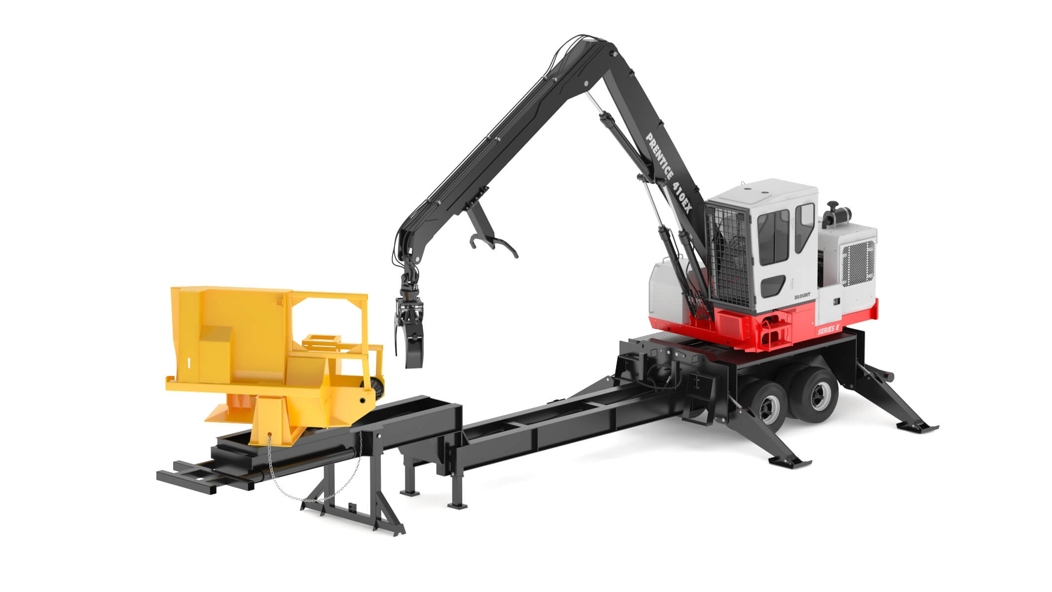 Prentice 410Ex Knuckleboom Loader - 3D Model by frezzy