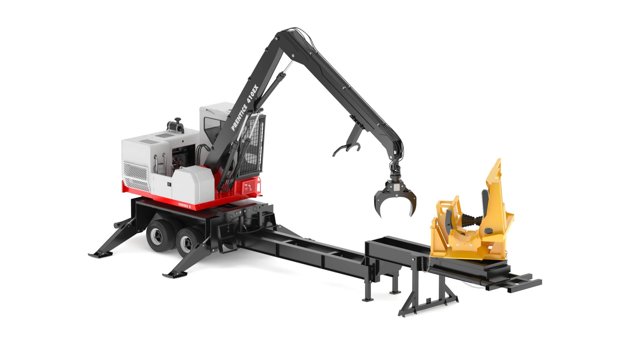 Prentice 410Ex Knuckleboom Loader - 3D Model by frezzy