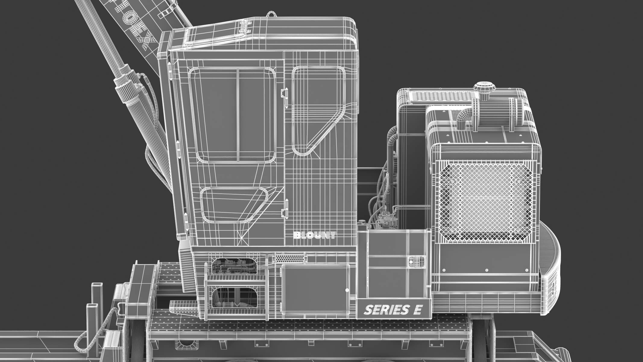 Prentice 410Ex Knuckleboom Loader - 3D Model by frezzy