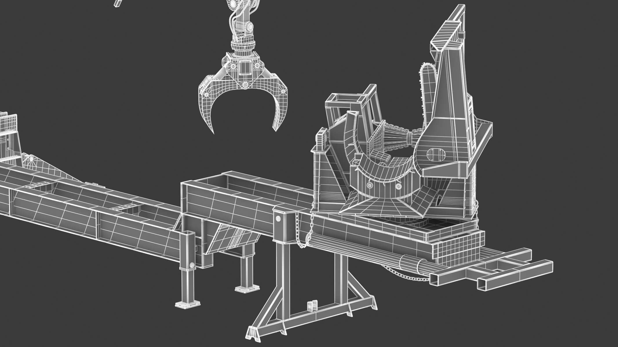 Prentice 410Ex Knuckleboom Loader - 3D Model by frezzy