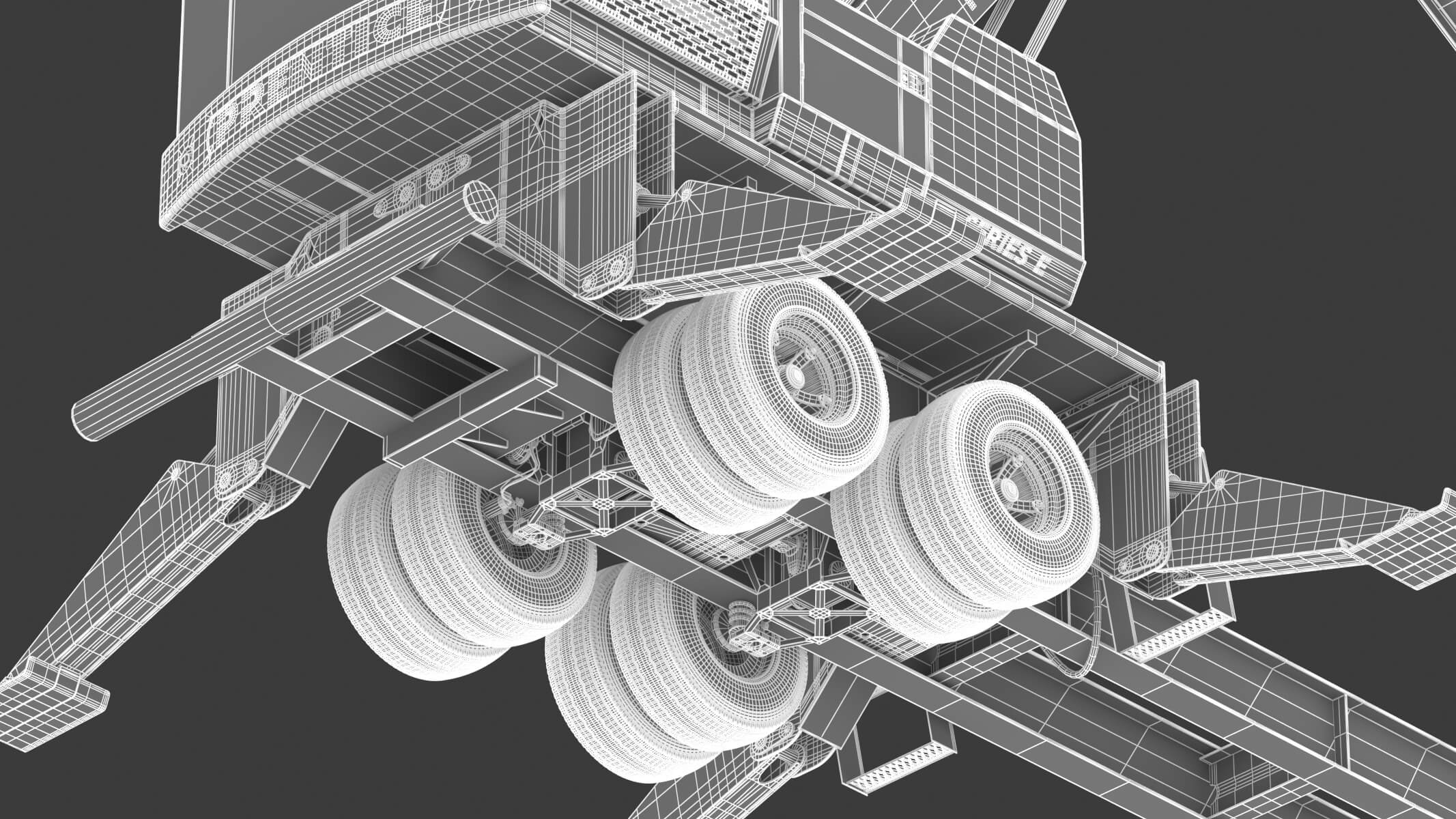 Prentice 410Ex Knuckleboom Loader - 3D Model by frezzy