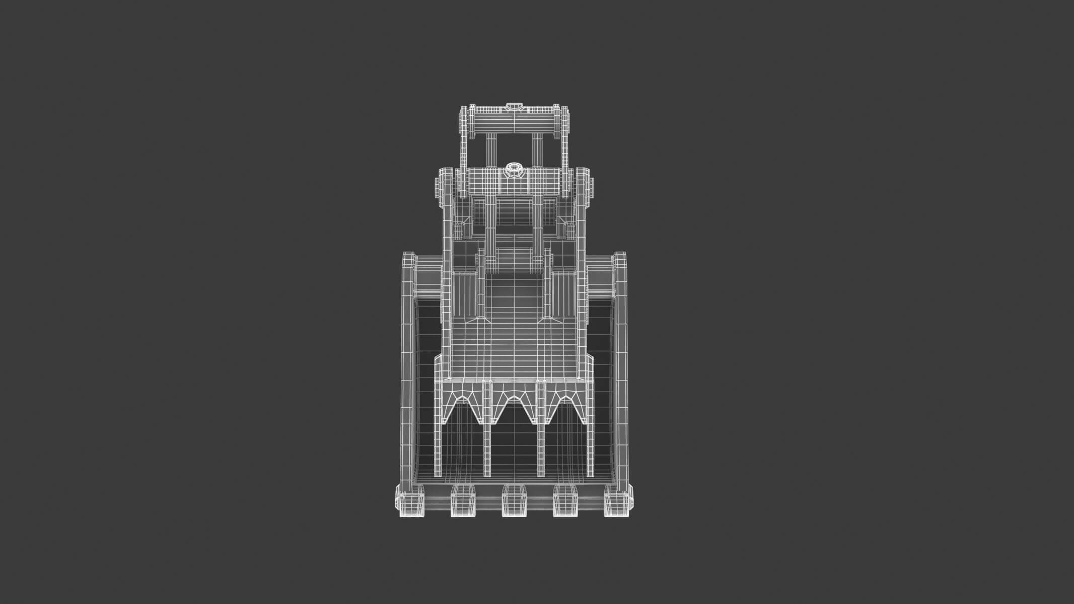 Psm Bucket Progressive Link Hydraulic Thumbs - 3D Model by frezzy