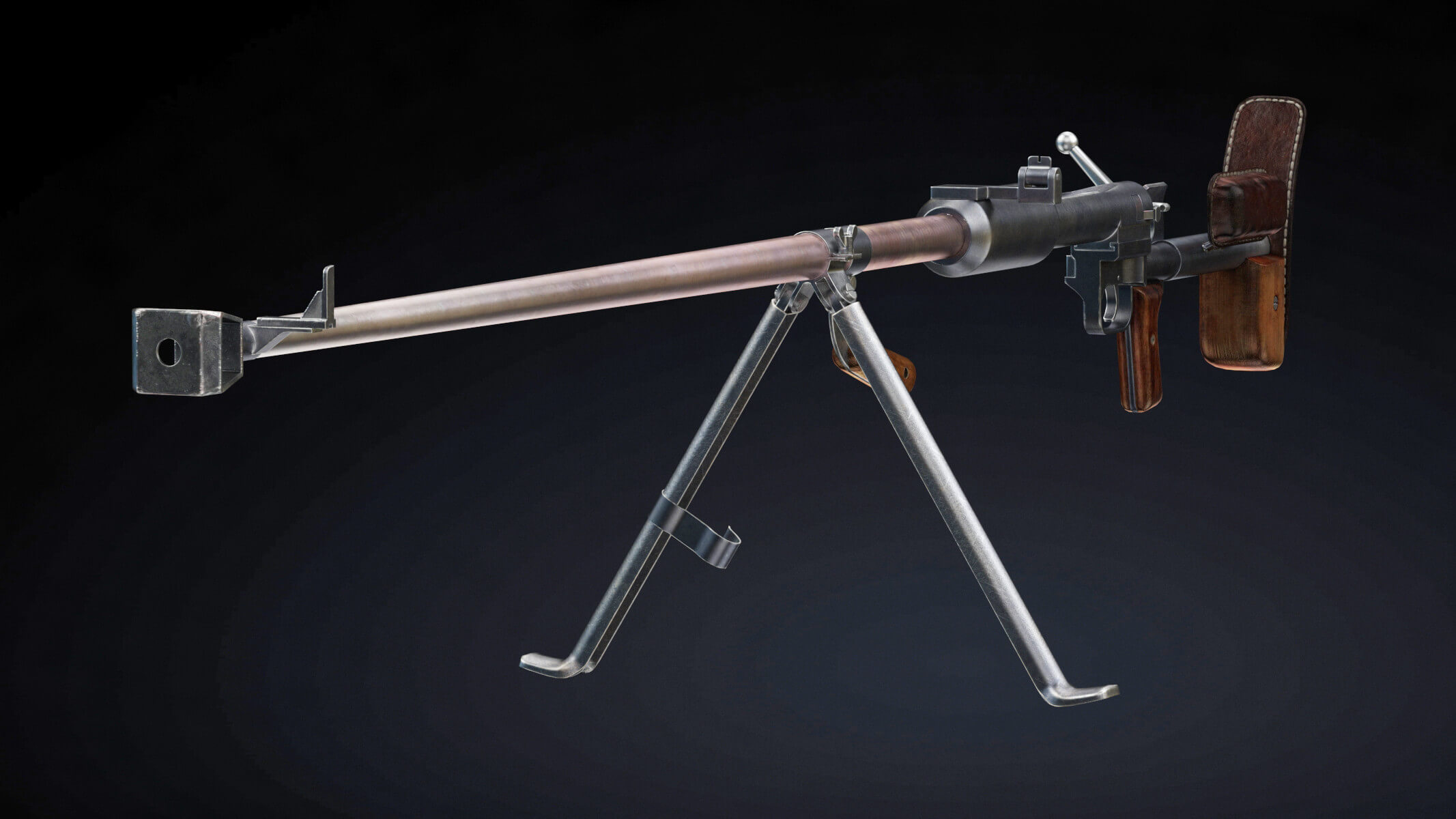 Ptrd 41 Low Poly - 3D Model by frezzy