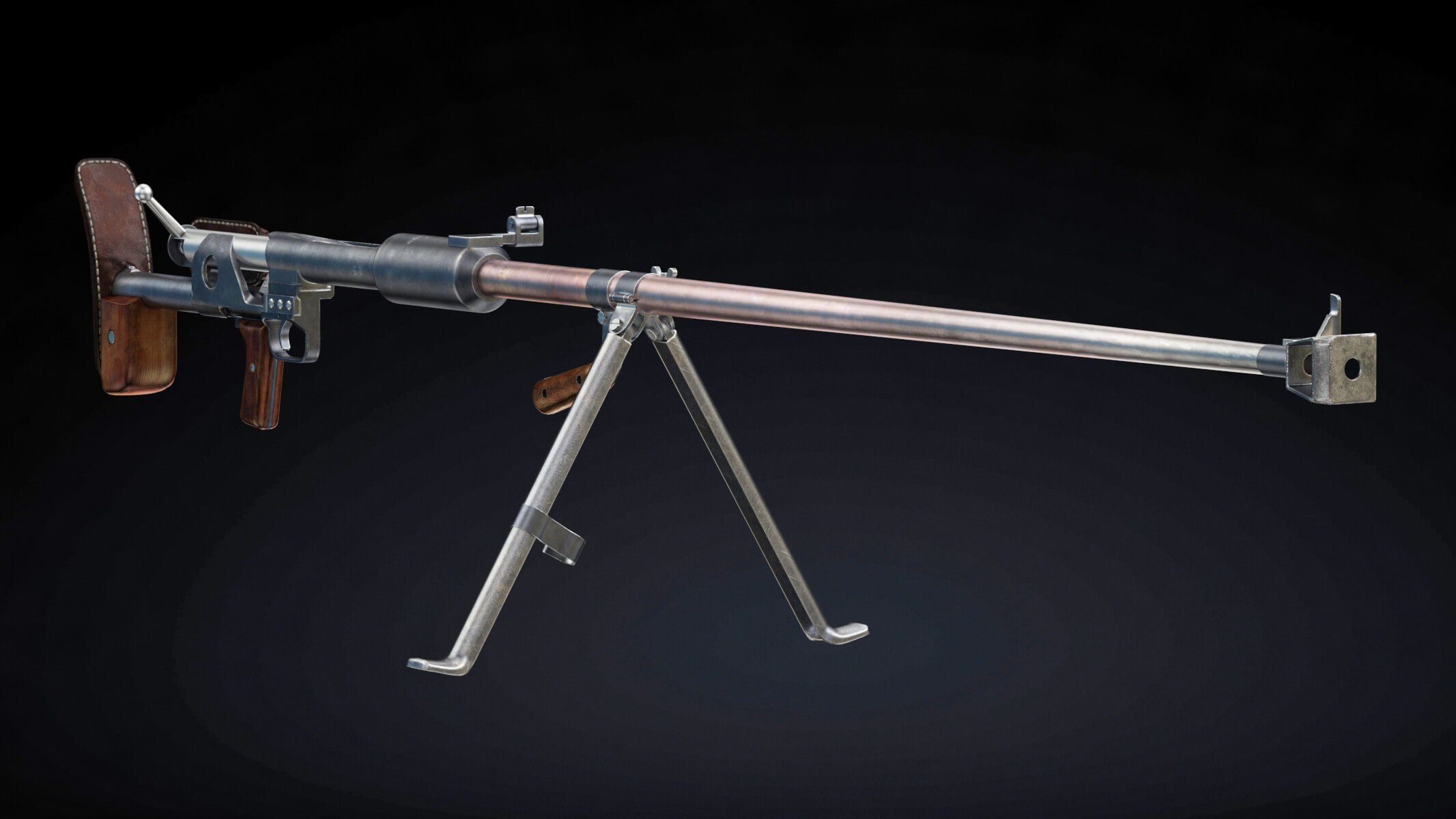 Ptrd 41 Low Poly - 3D Model by frezzy