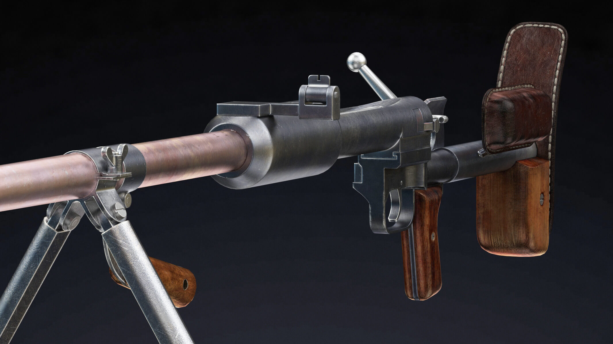 Ptrd 41 Low Poly - 3D Model by frezzy