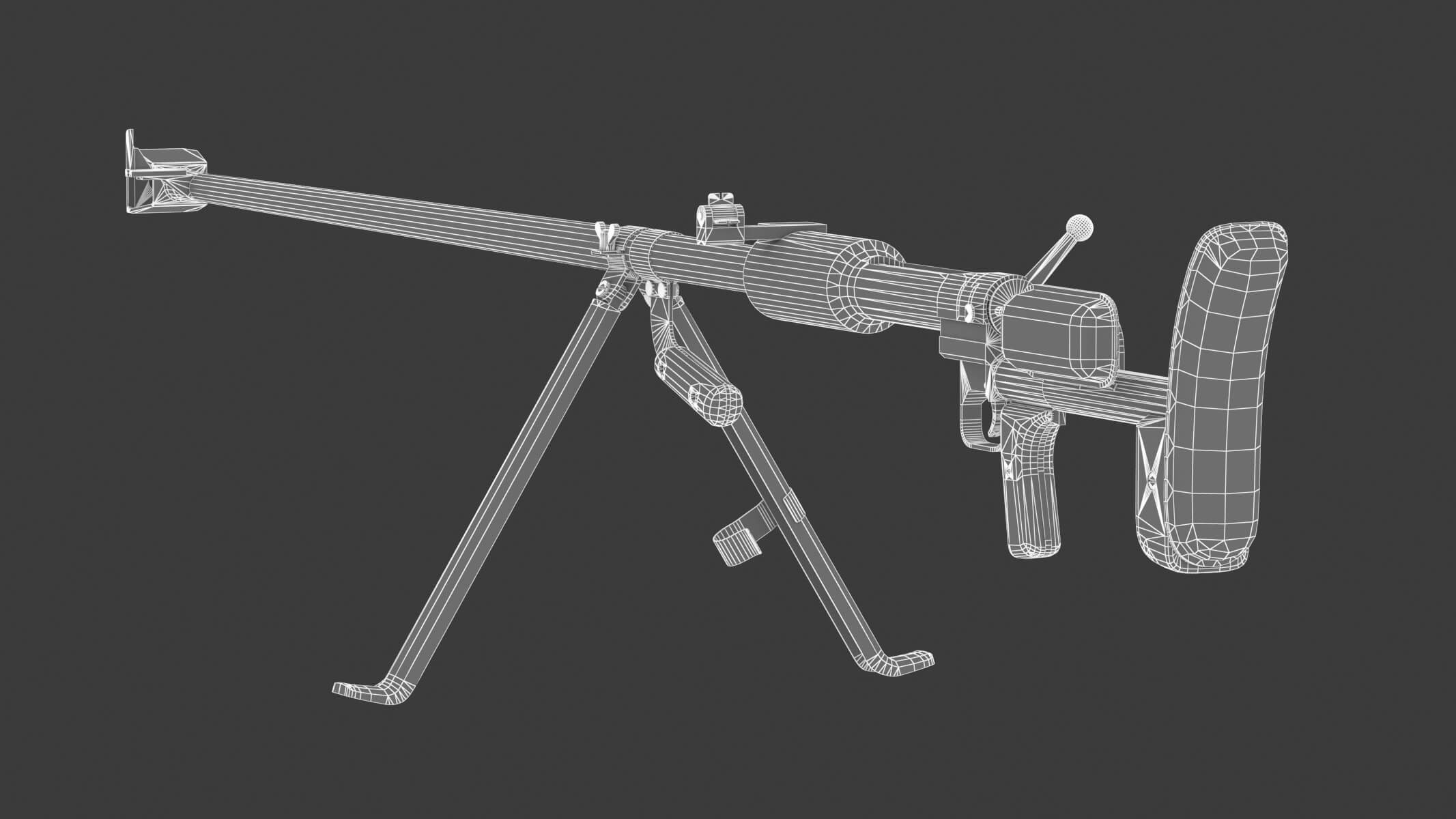Ptrd 41 Low Poly - 3D Model by frezzy
