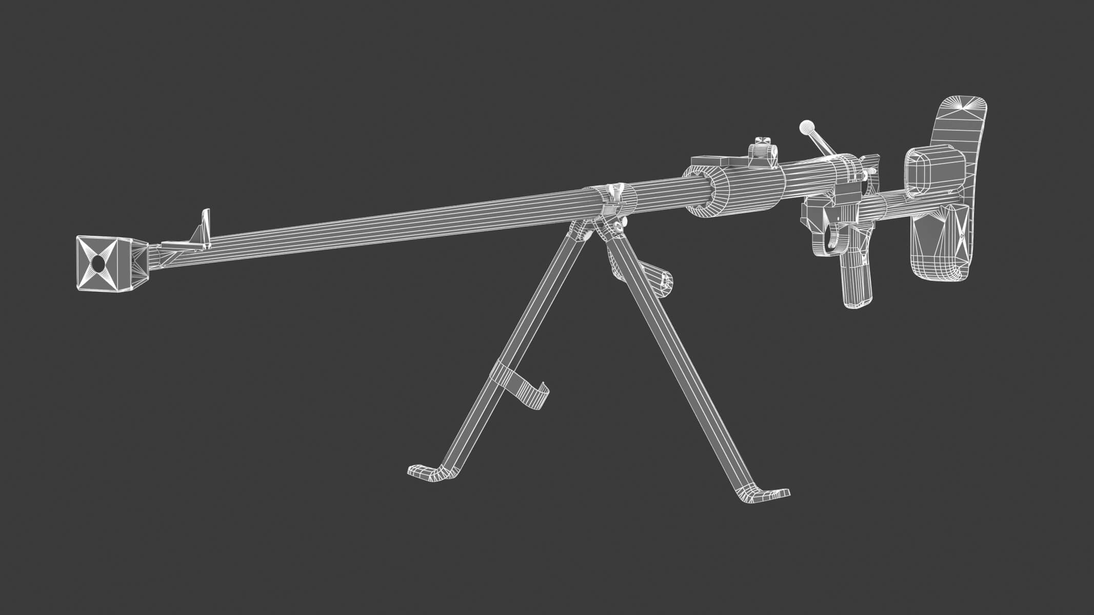 Ptrd 41 Low Poly - 3D Model by frezzy