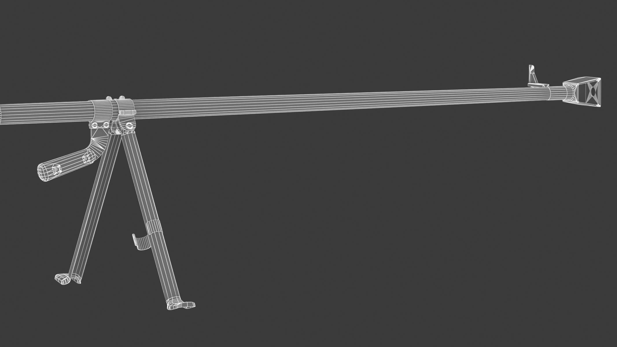 Ptrd 41 Low Poly - 3D Model by frezzy