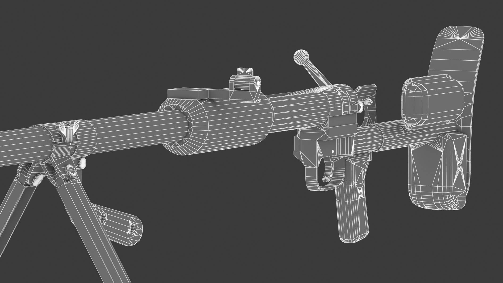 Ptrd 41 Low Poly - 3D Model by frezzy