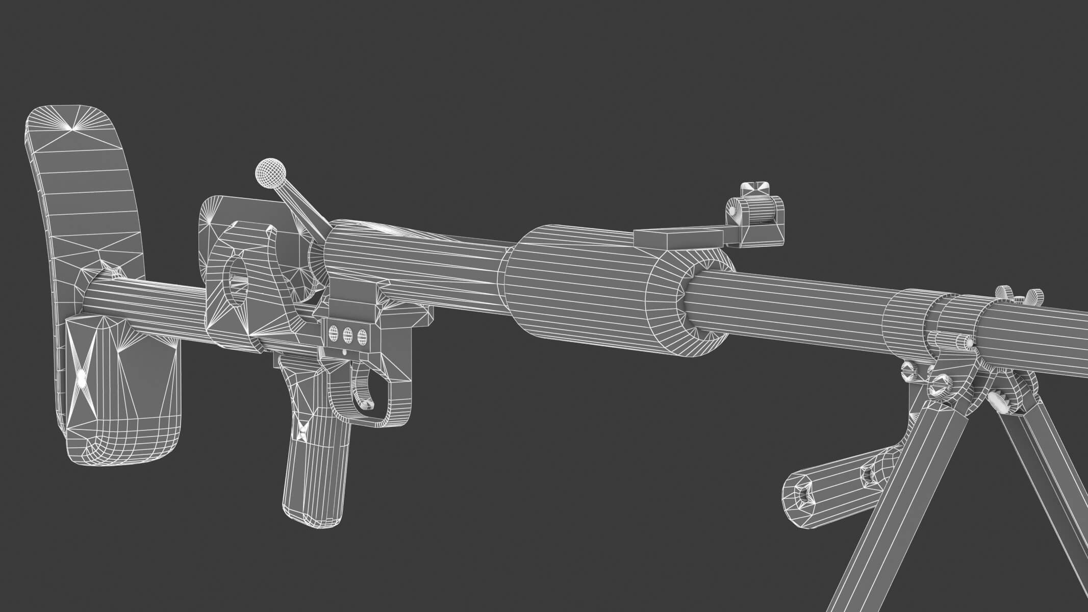 Ptrd 41 Low Poly - 3D Model by frezzy