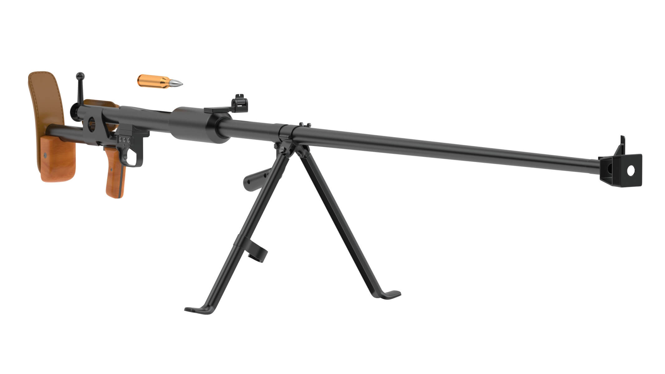 PTRD-41 3D Model by frezzy