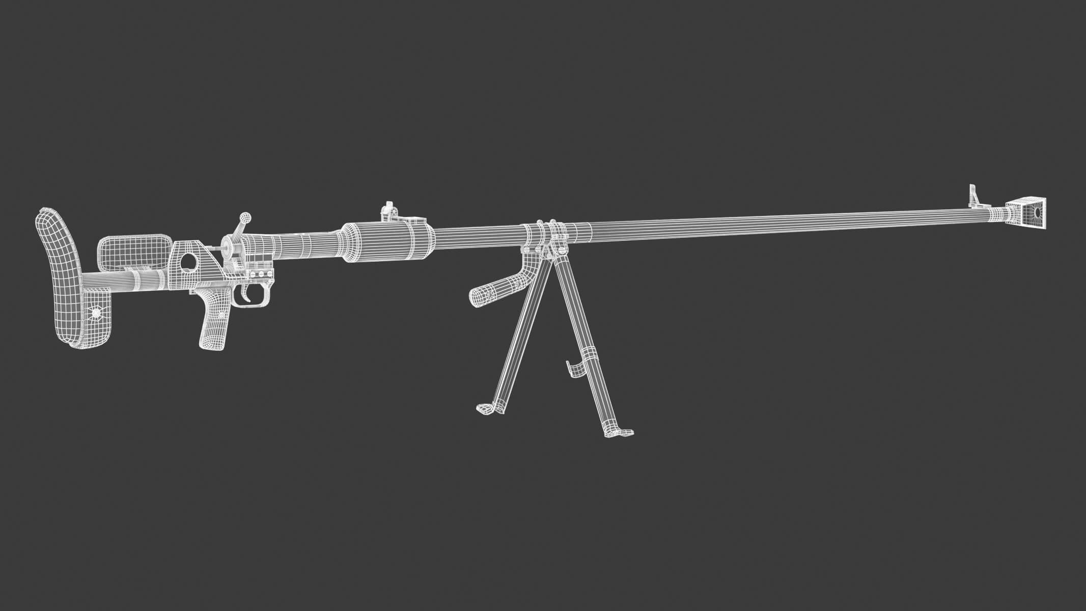 PTRD-41 3D Model by frezzy