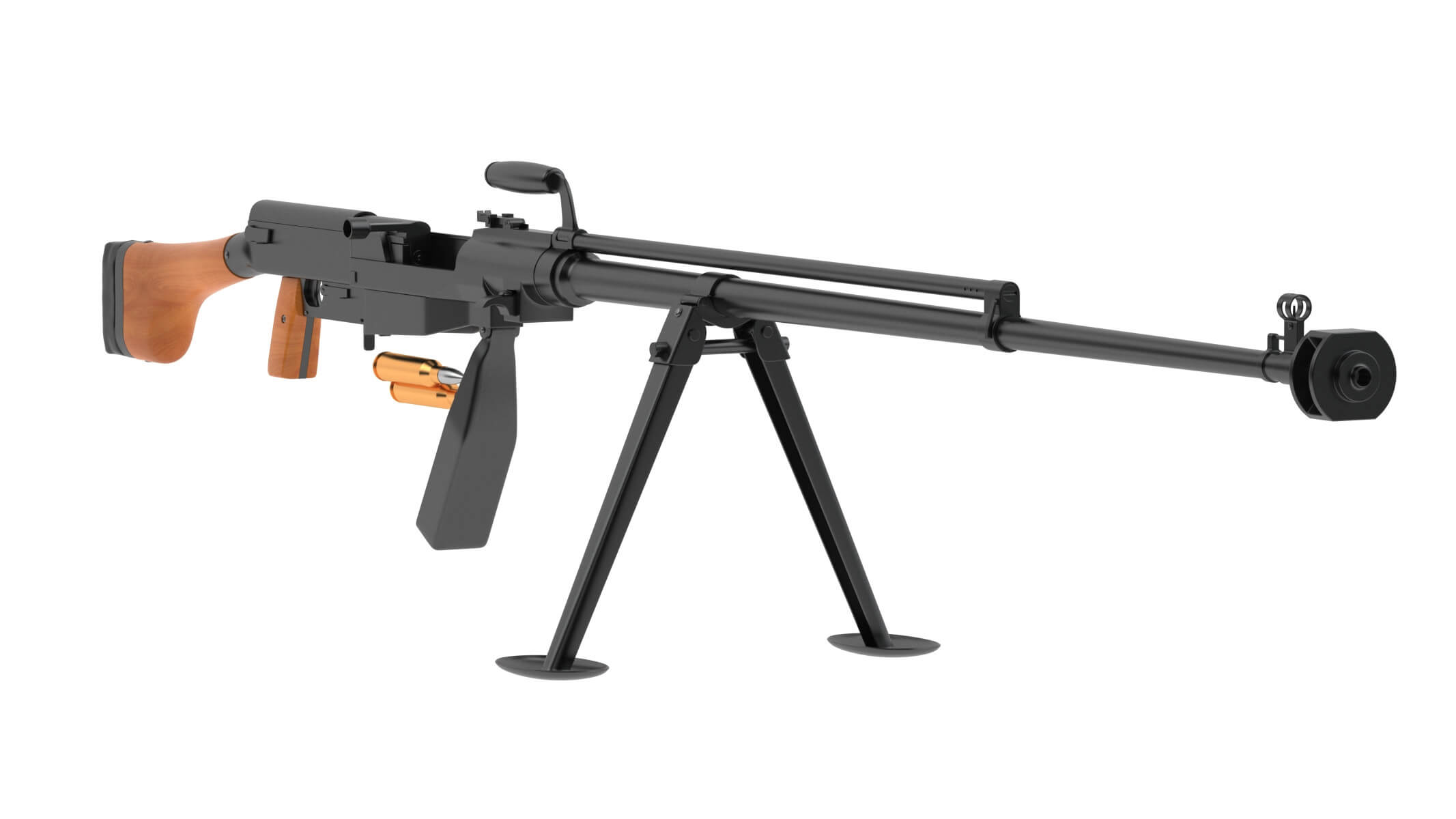 PTRS-41 3D Model by frezzy