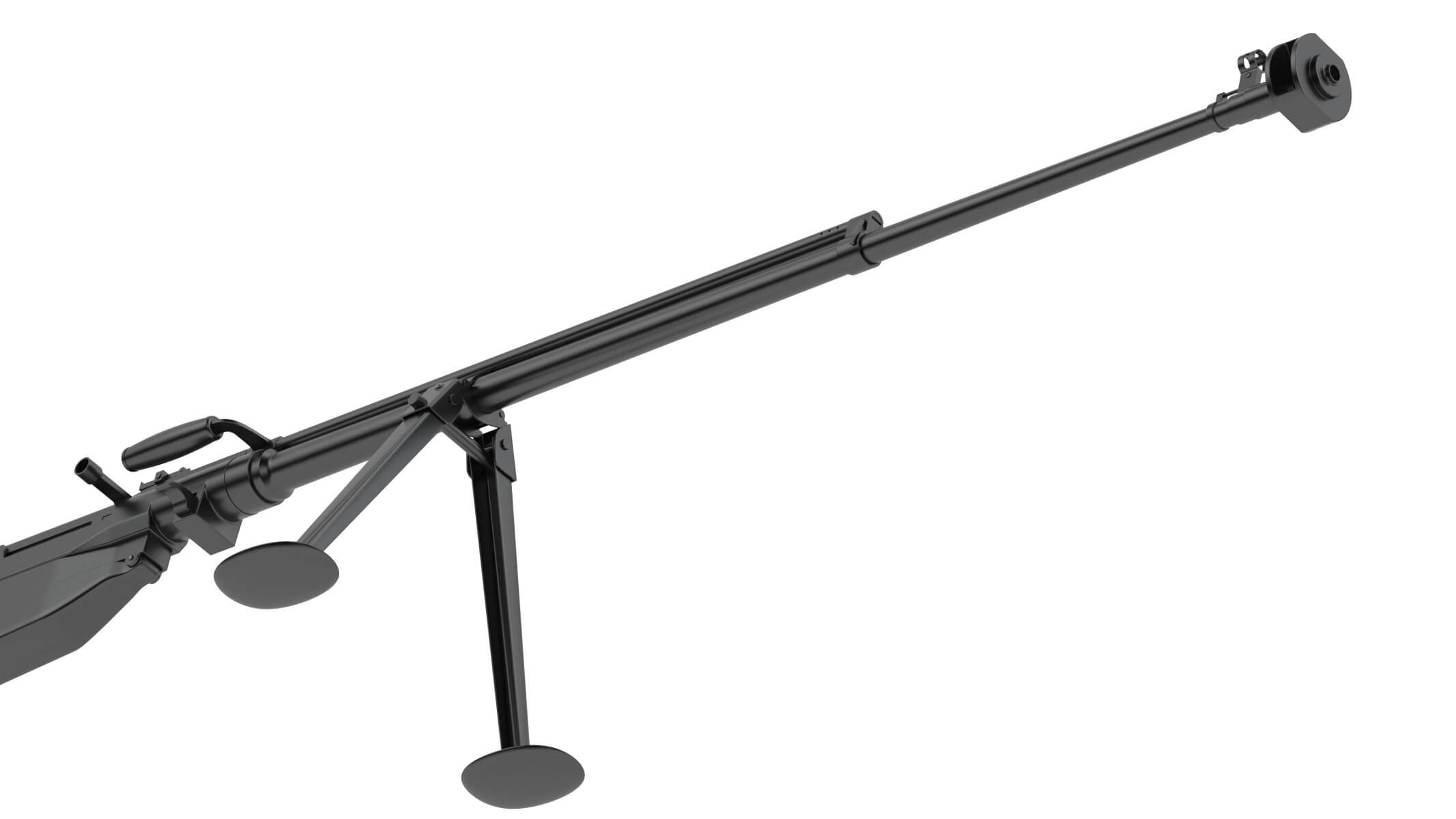 PTRS-41 3D Model by frezzy