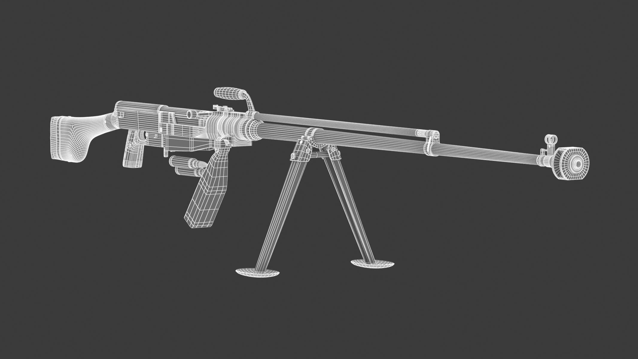PTRS-41 3D Model by frezzy
