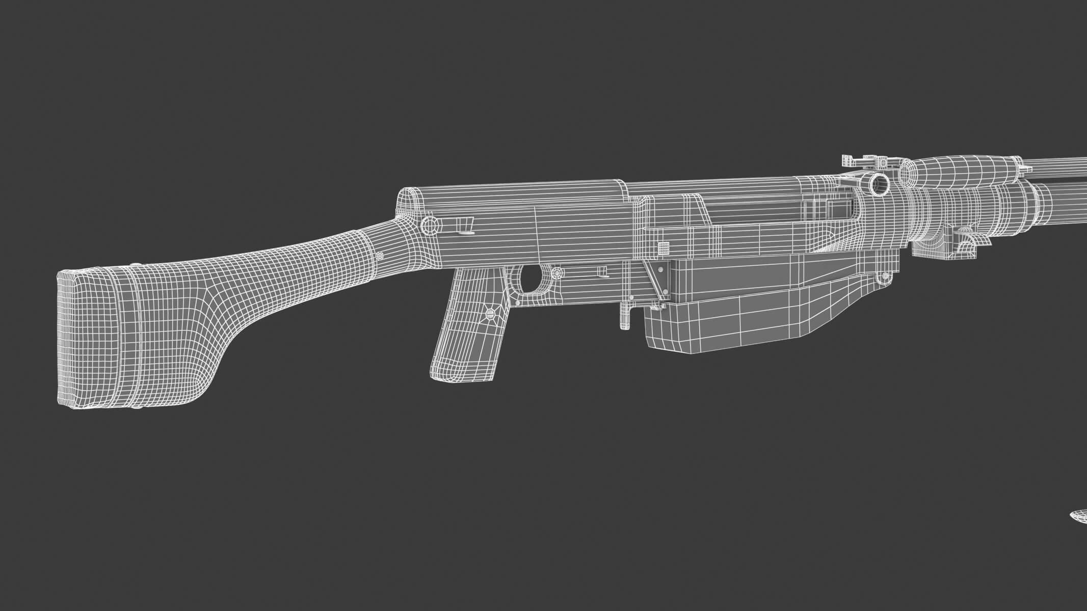 PTRS-41 3D Model by frezzy