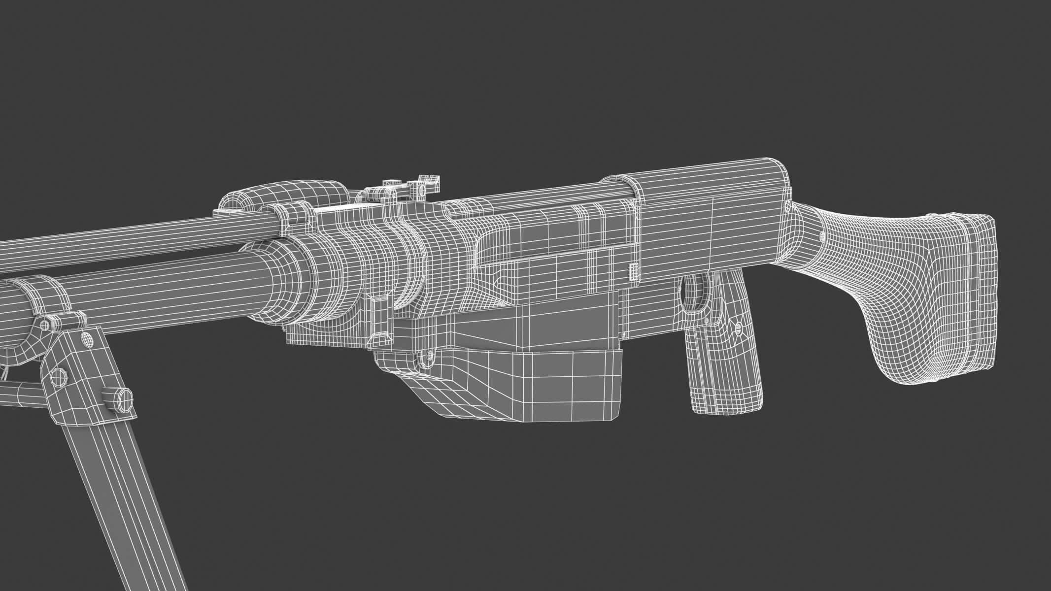 PTRS-41 3D Model by frezzy