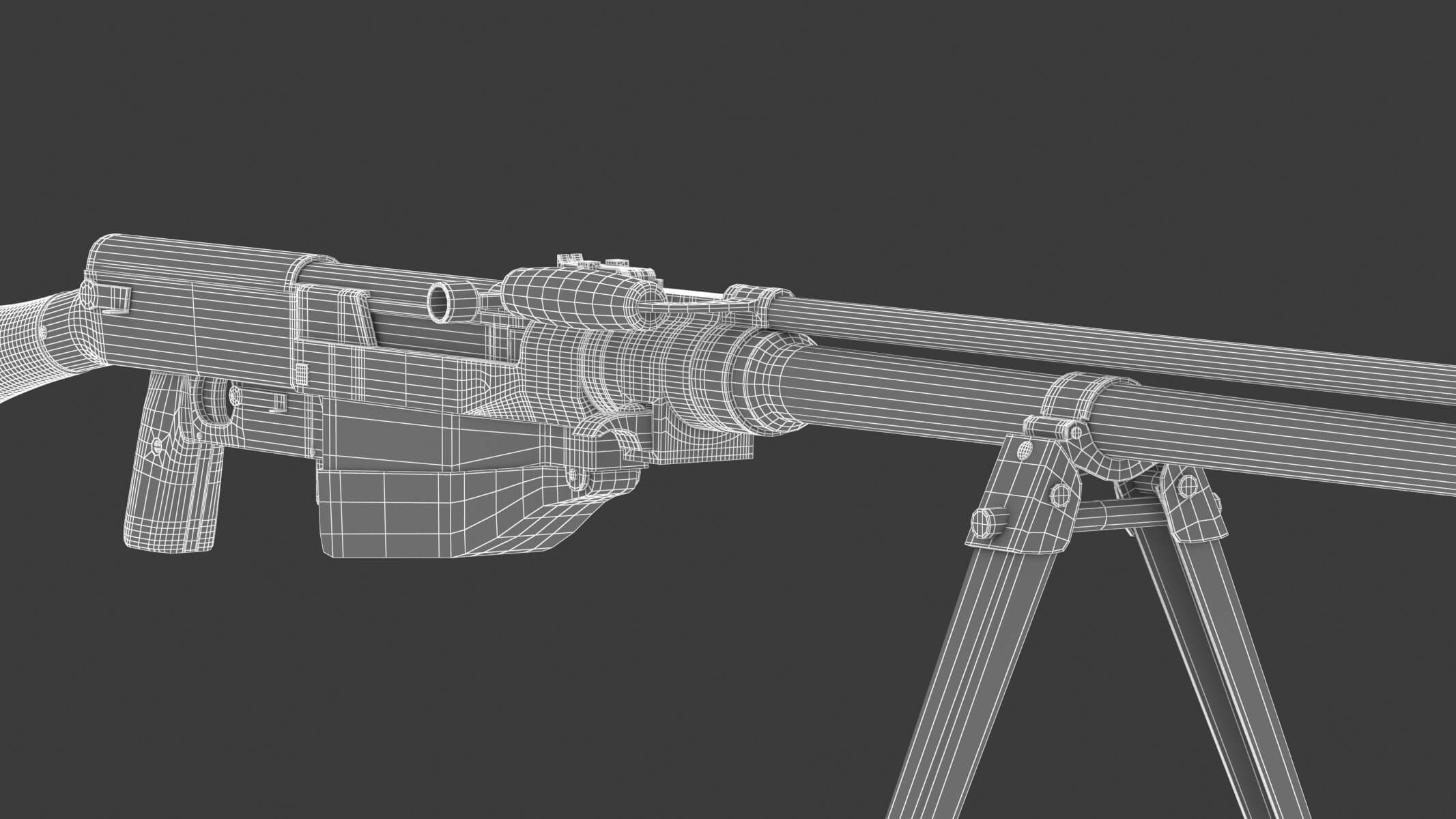 PTRS-41 3D Model by frezzy