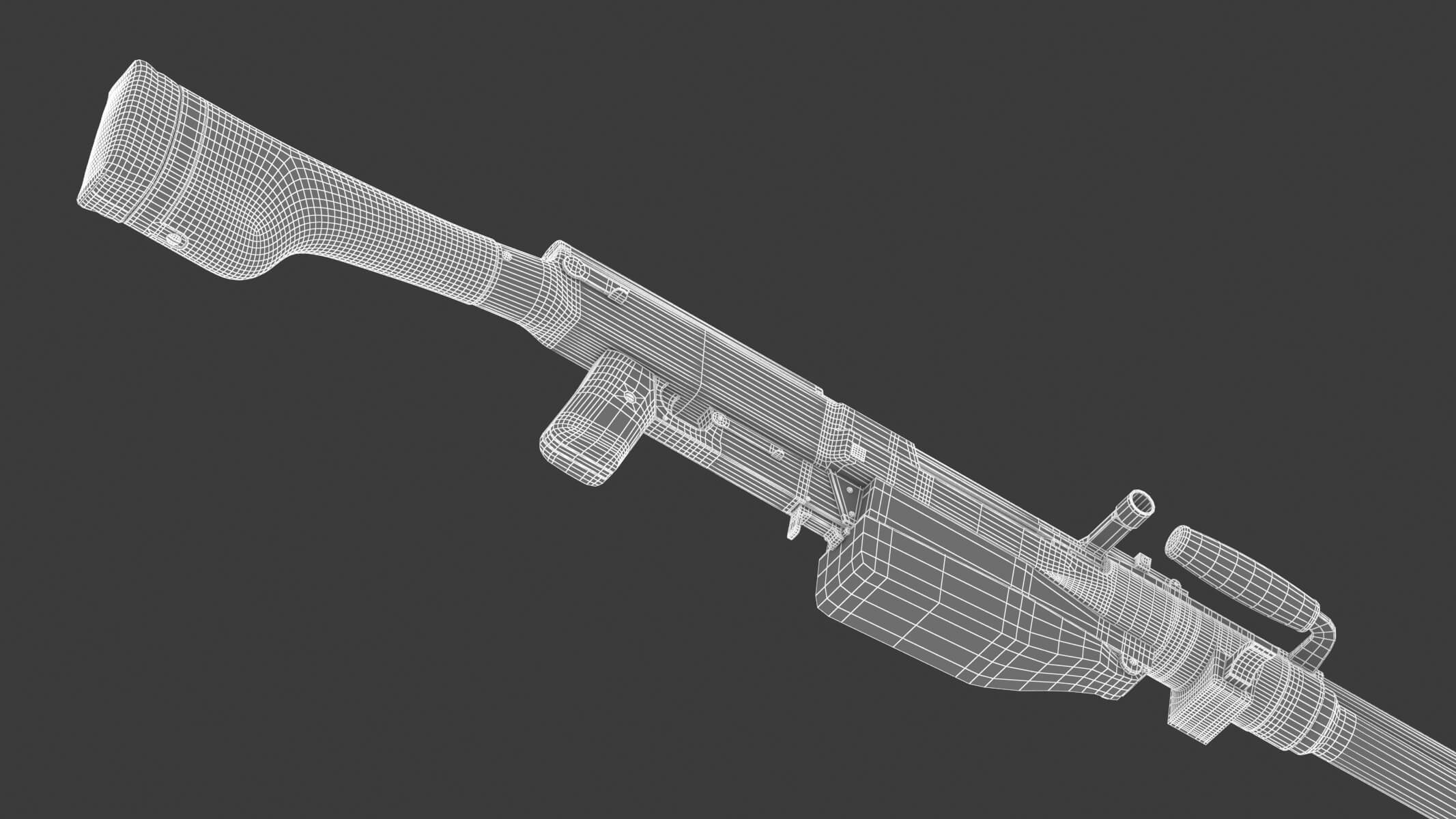 PTRS-41 3D Model by frezzy