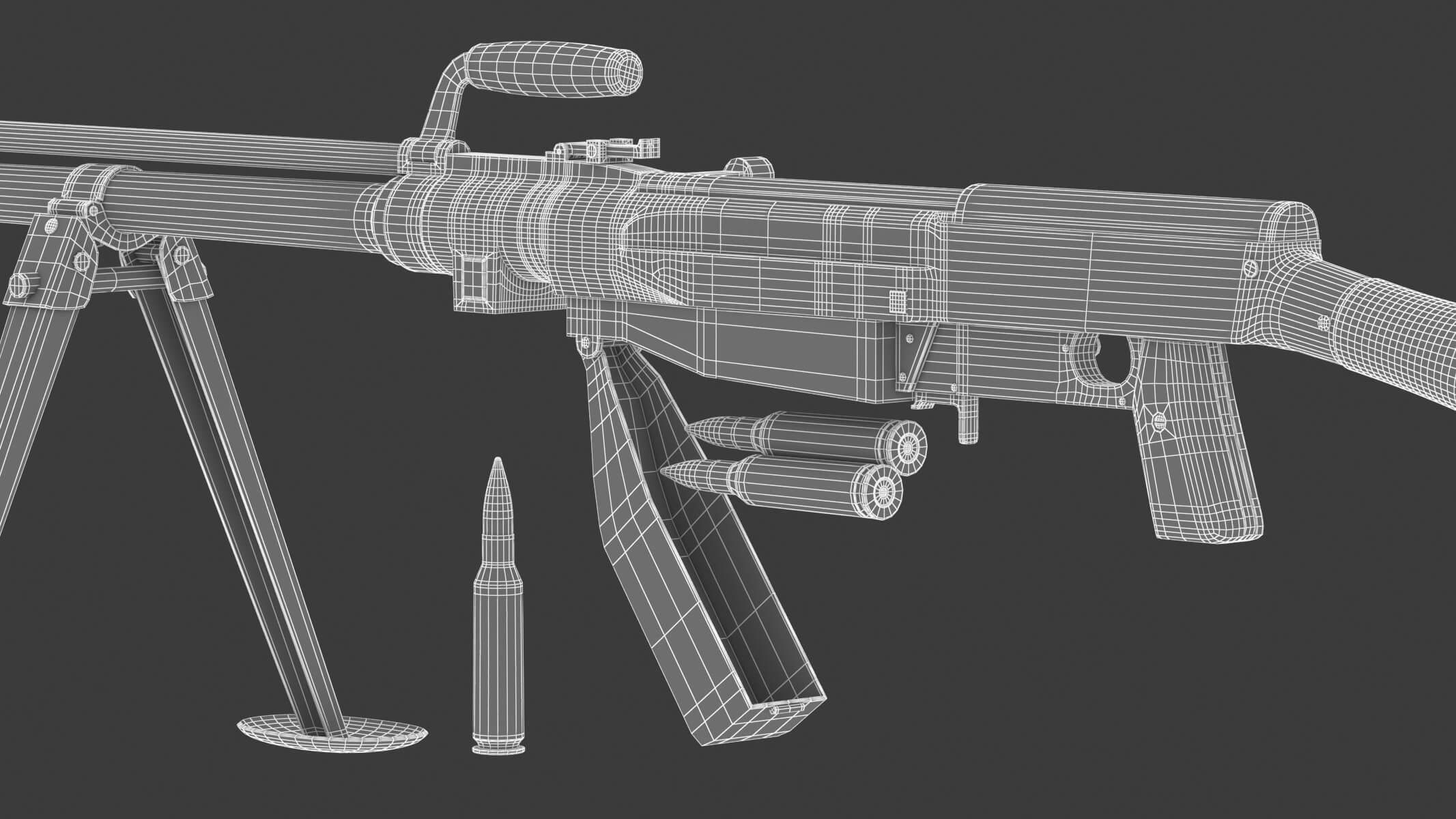 PTRS-41 3D Model by frezzy